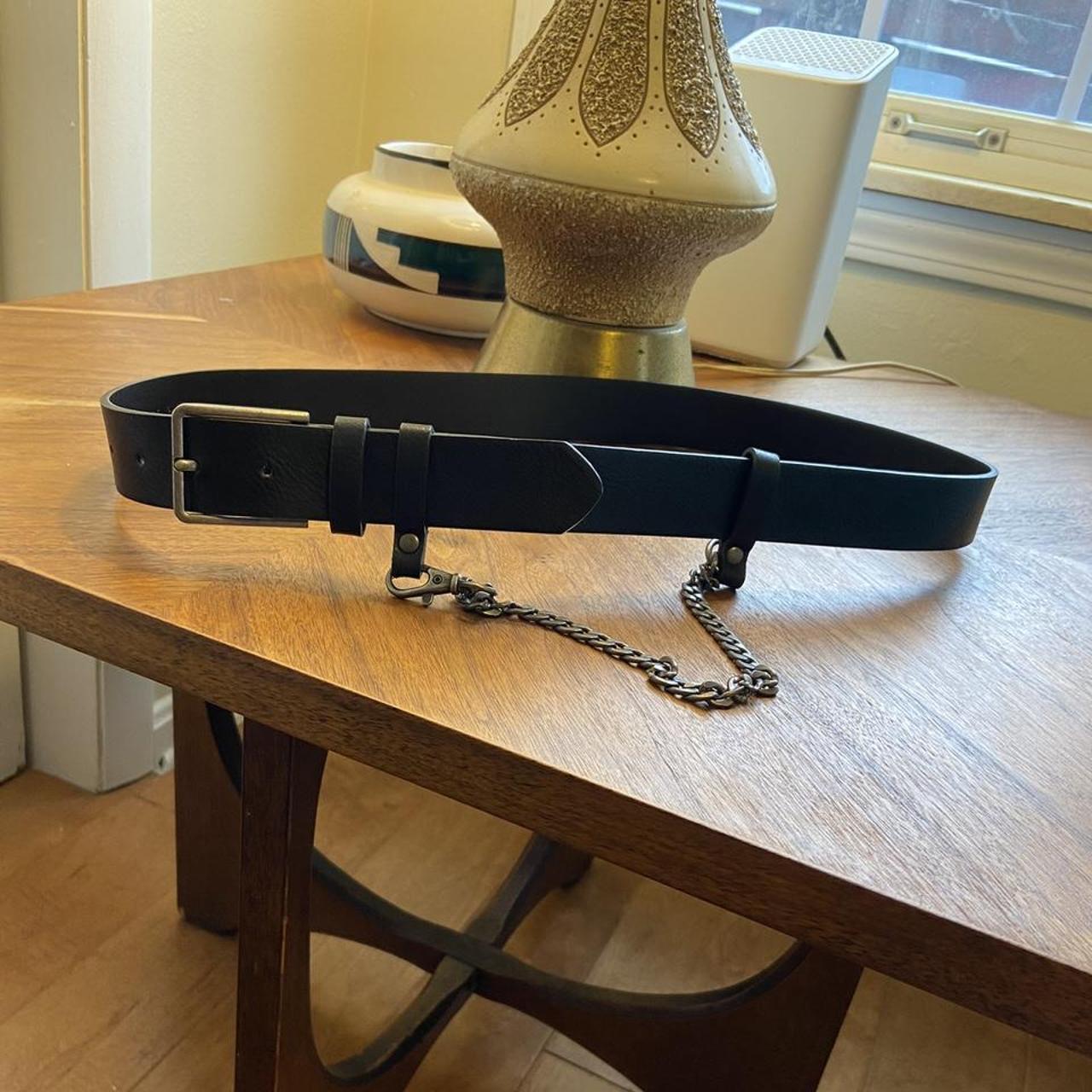 GRUNGE EMO BELT WITH CHAIN 43 INCHES LONG #emo... - Depop