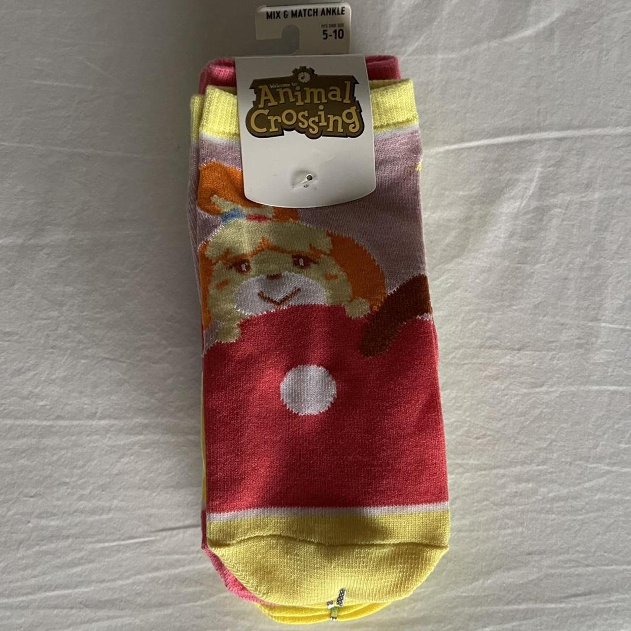 Bioworld Nintendo Animal Crossing Ankle Socks Pack,... - Depop