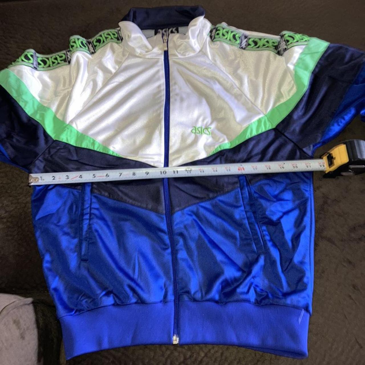 Vintage ASICS 80s Track Jacket Mens Medium 21... - Depop