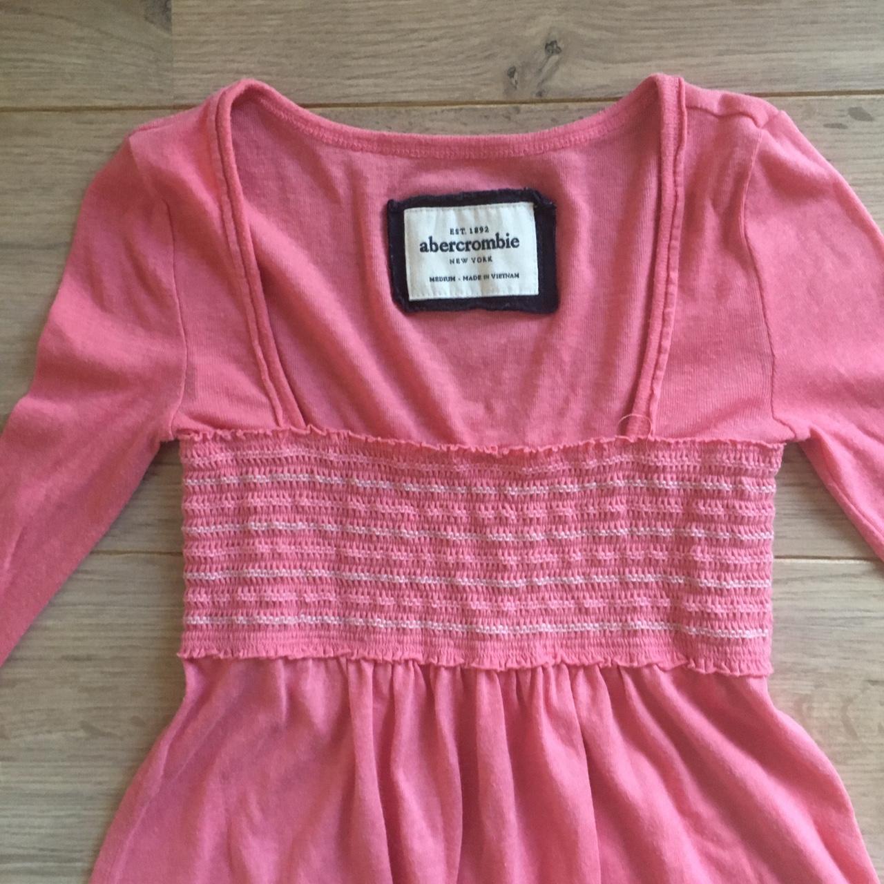 abercrombie&fitch vintage pink babydoll top