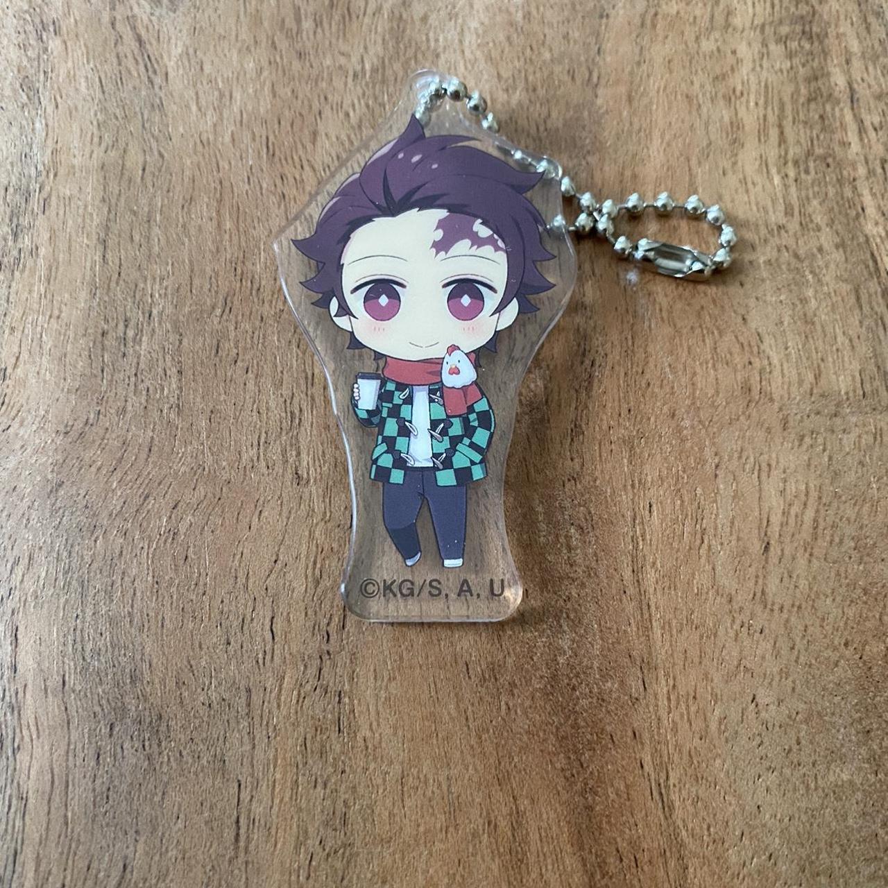 Tanjiro acrylic keychain -get free shipping if... - Depop