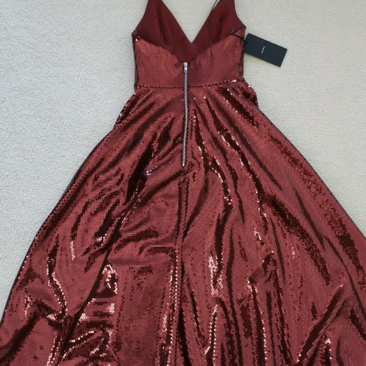 ALEX PERRY 'PAXTON' DRESS SIZE 6 BORDEAUX RRP... - Depop