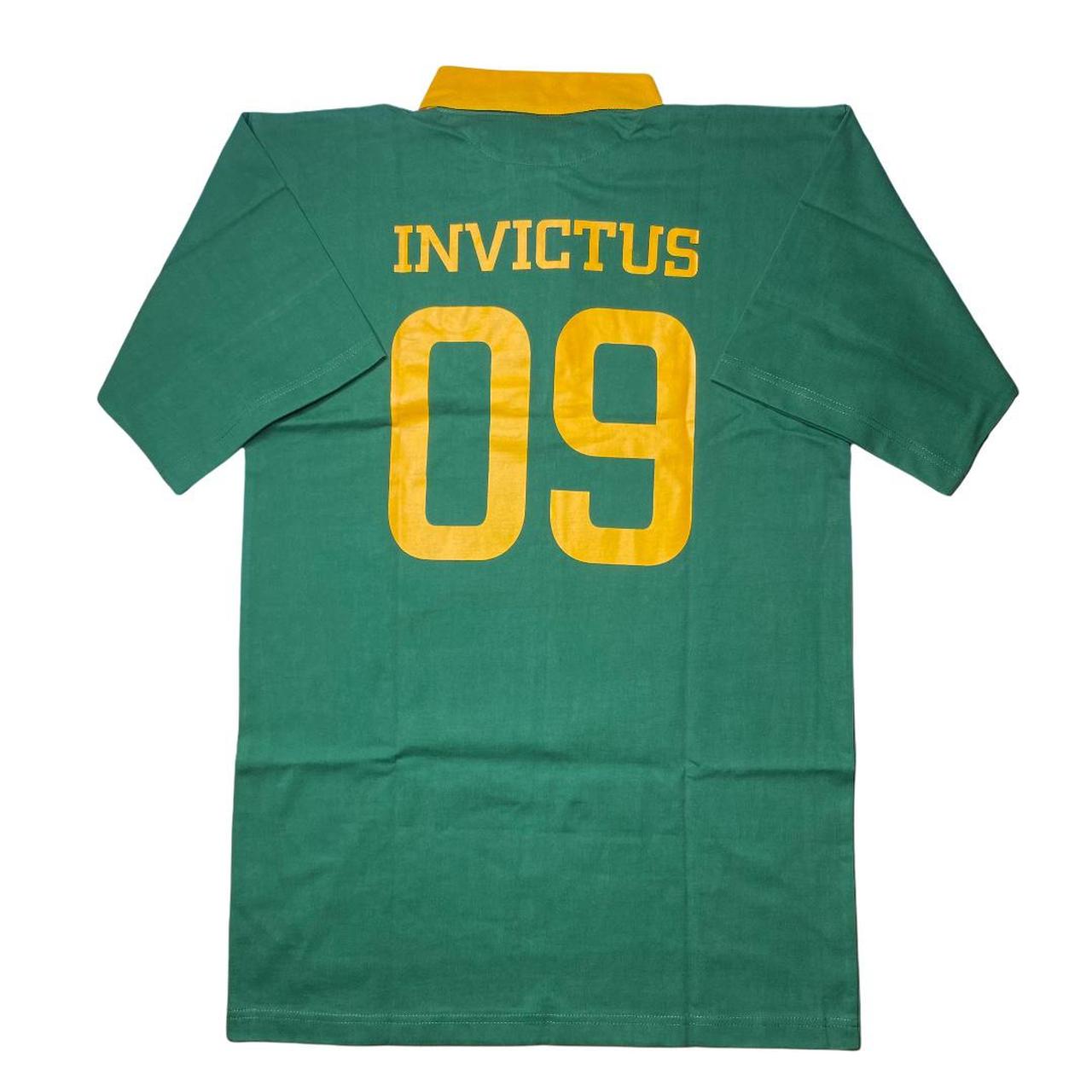 South Africa INVICTUS rugby polo jersey Embroidered... - Depop