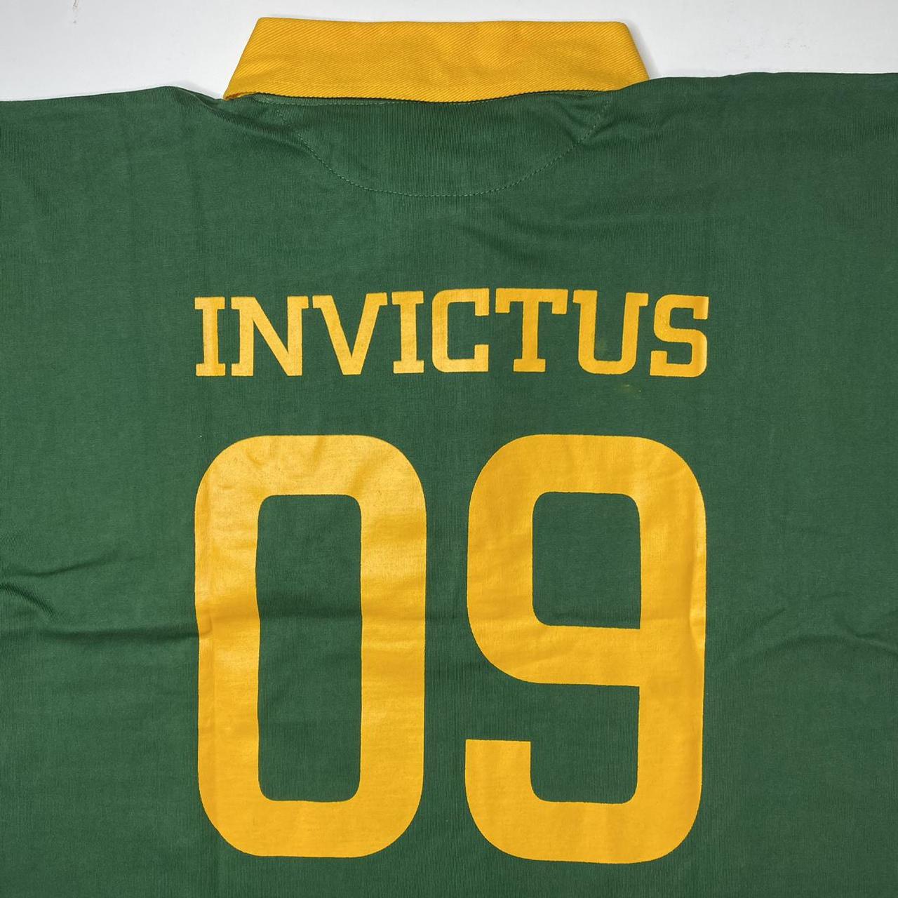 South Africa INVICTUS rugby polo jersey Embroidered... - Depop