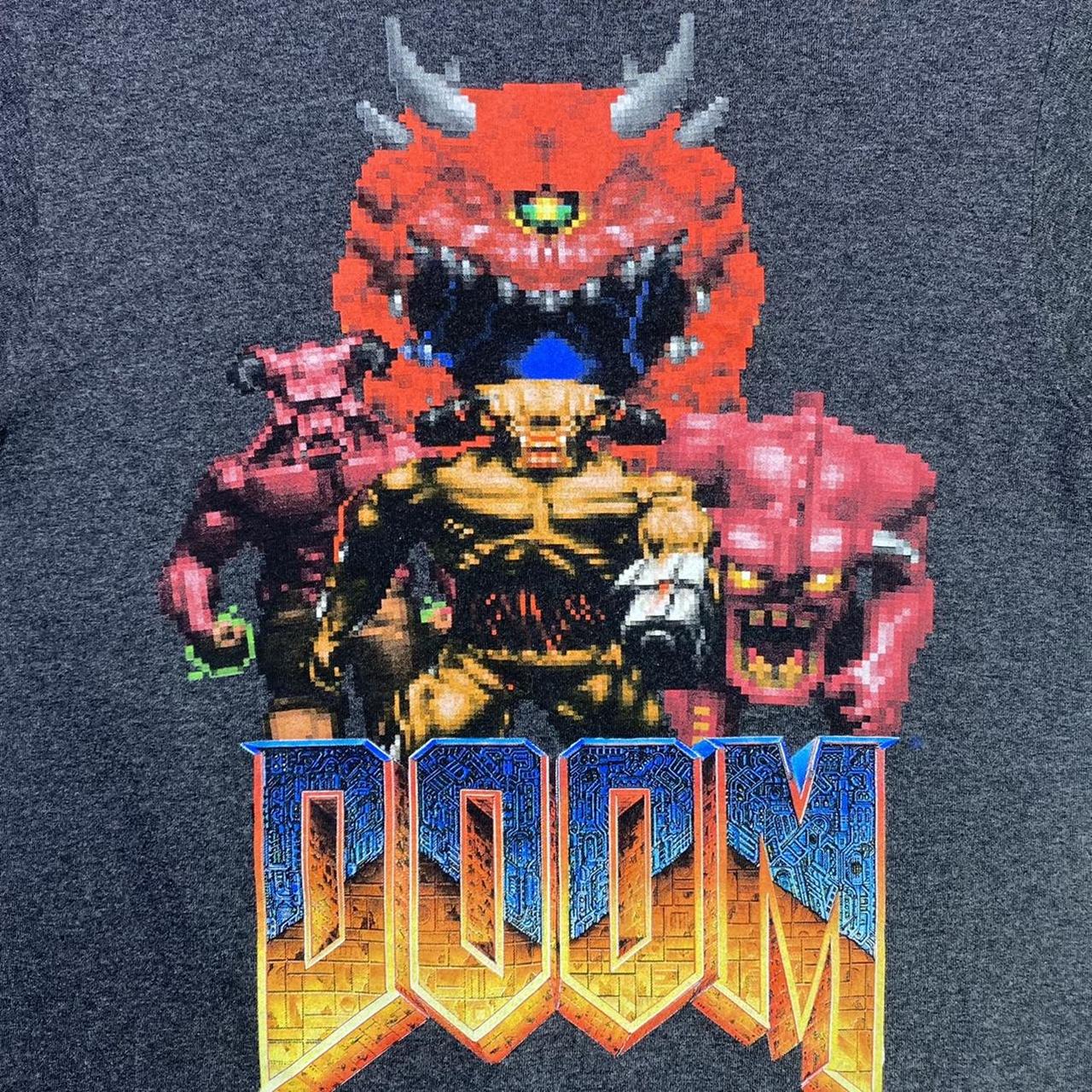 Doom Bethesda video game shirt © 2016 Condition:... | Depop