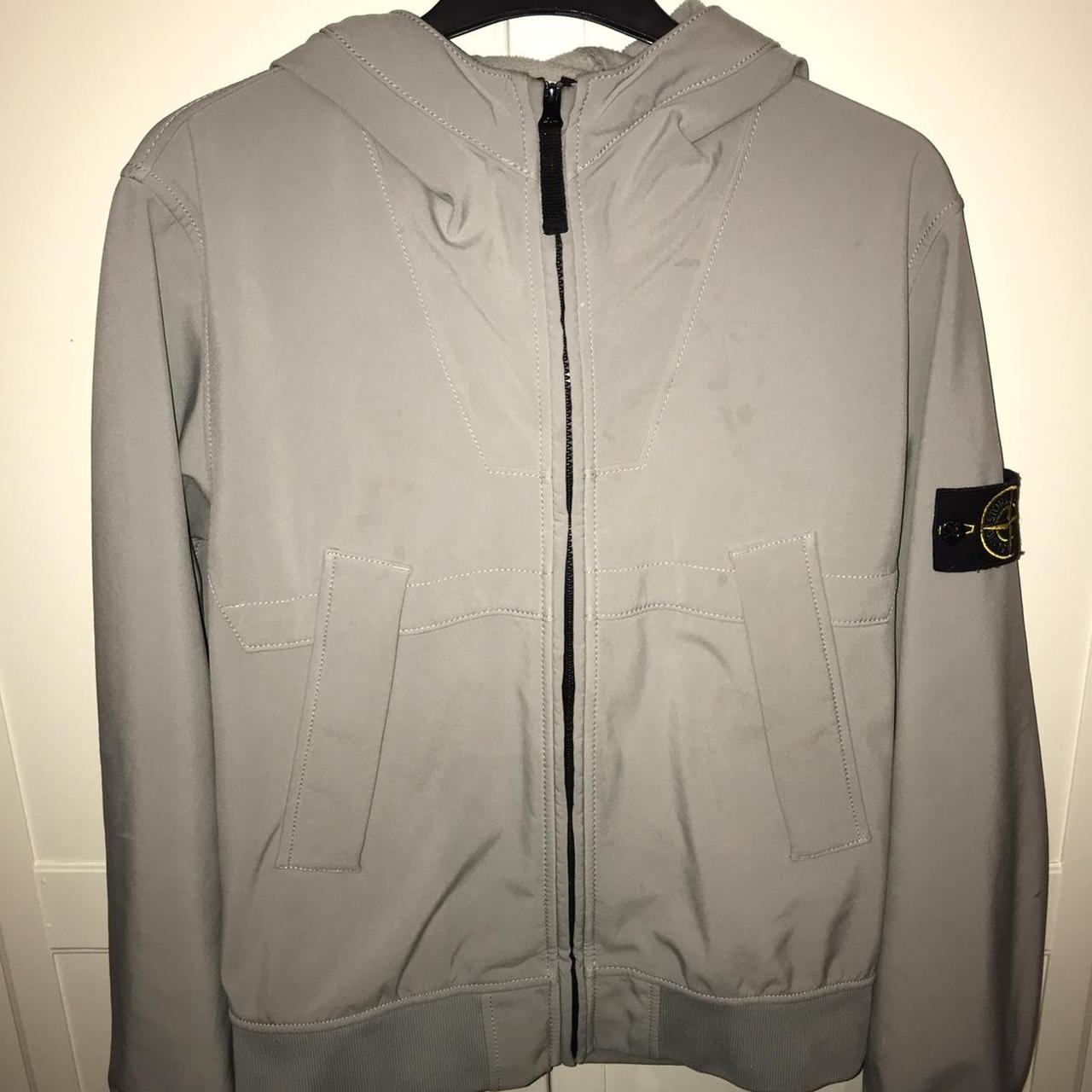 Stone island light soft shell Size medium Great... - Depop