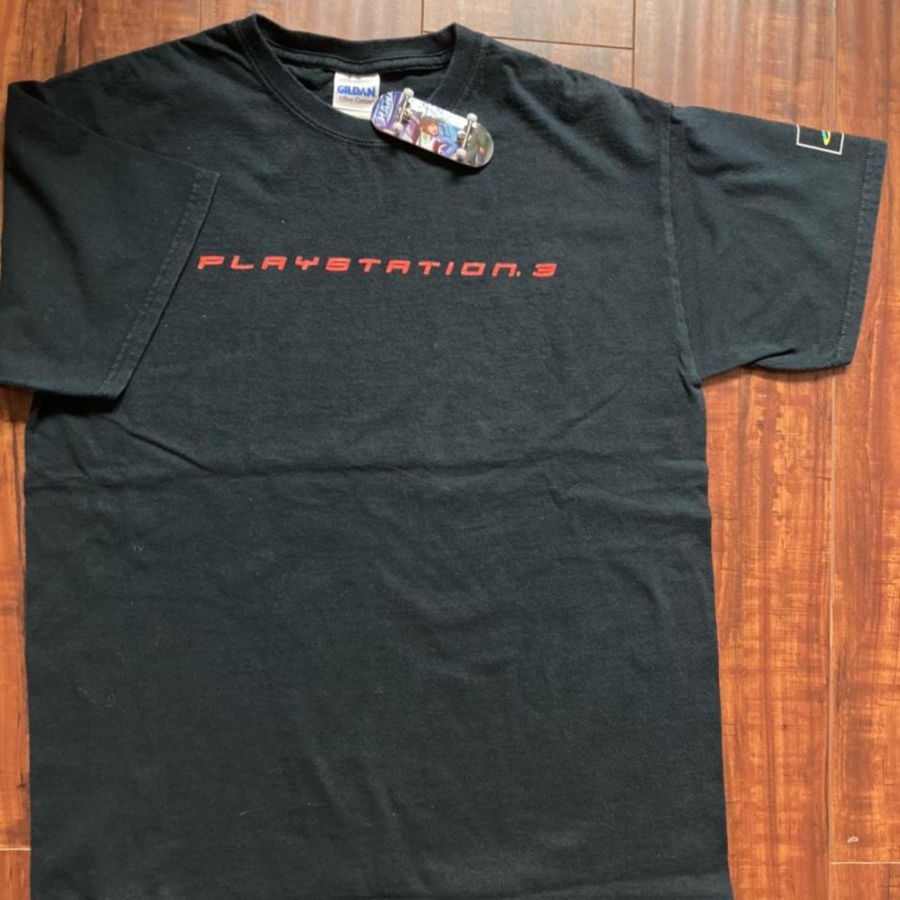 thrifted PlayStation3 PS3 promo t shirt in black... - Depop
