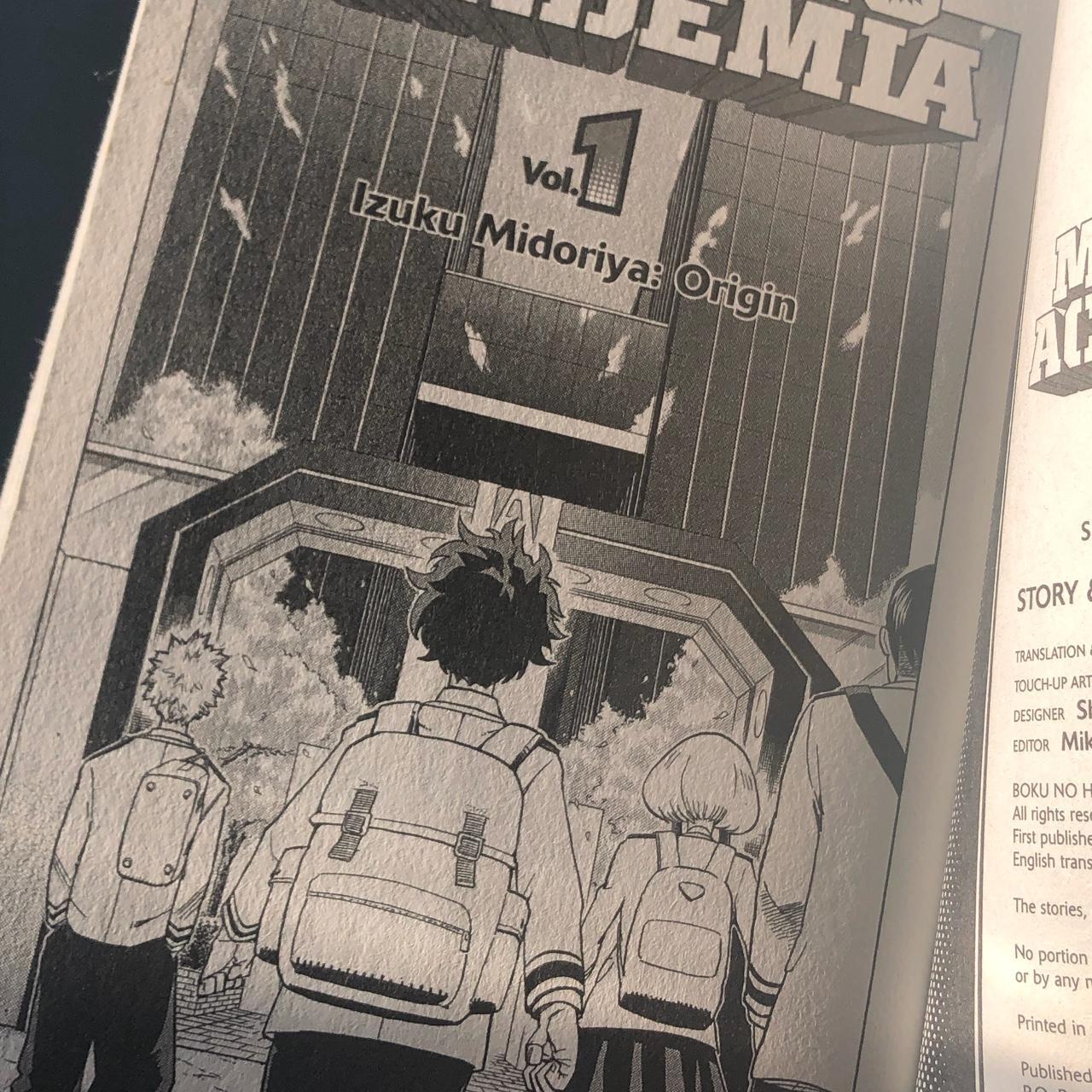 My Hero Academia manga, book 1 perfect... - Depop
