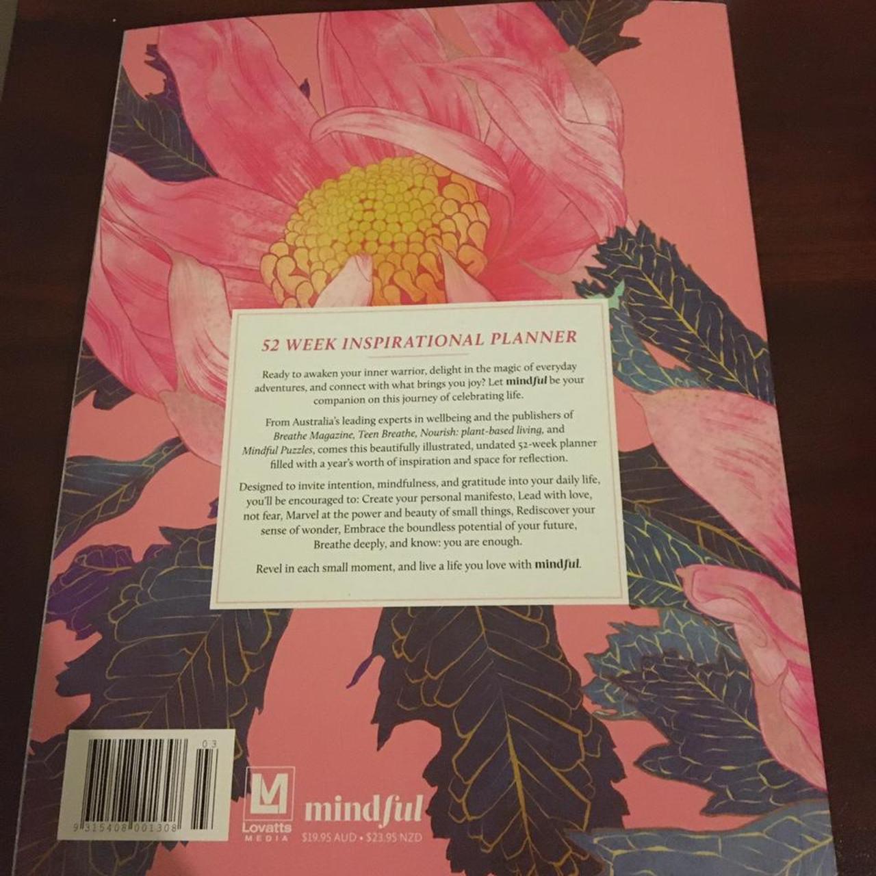 **Free** Mindfulness diary 2022 A beautiful daily... - Depop