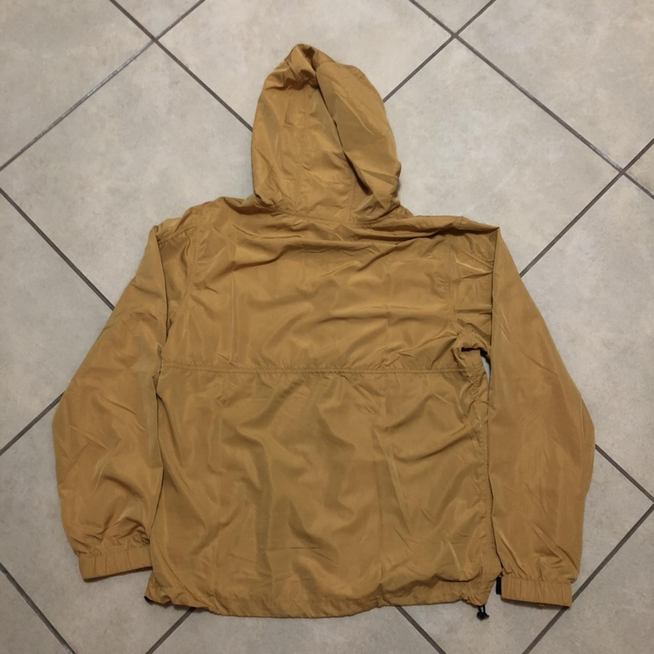 HUF WIRE FRAME ANORAK JACKET HONEY MUSTARD YELLOW... - Depop