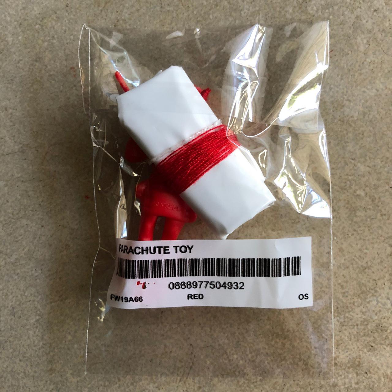 SUPREME PARACHUTE TOY BOX LOGO RED NEW IN BAG - Depop