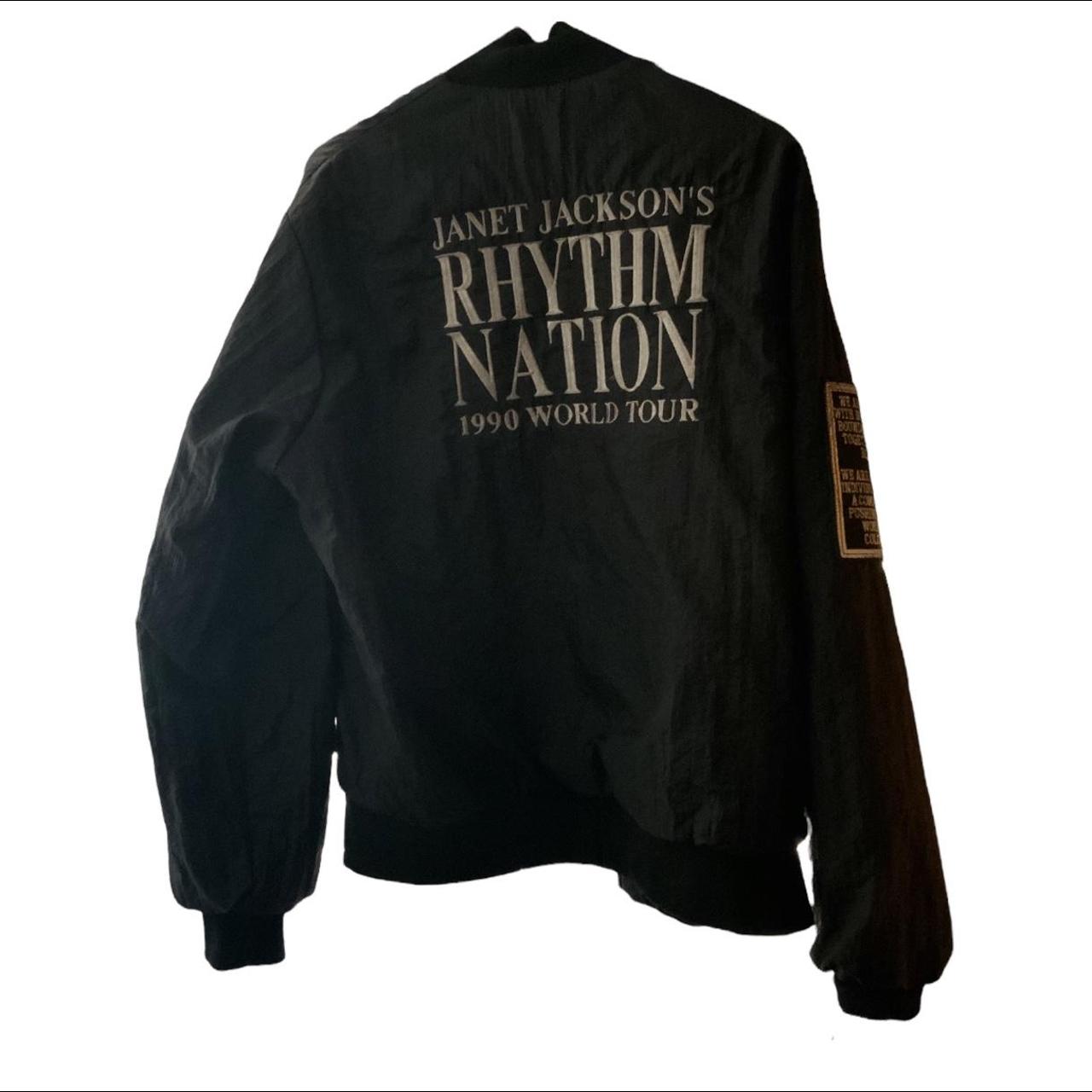 Janet jackson Rhythm nation tour jacket - Depop