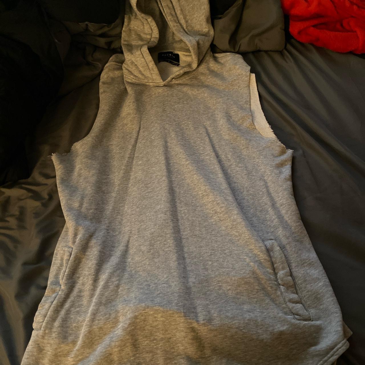 PacSun Men's Grey and White Cardigan | Depop