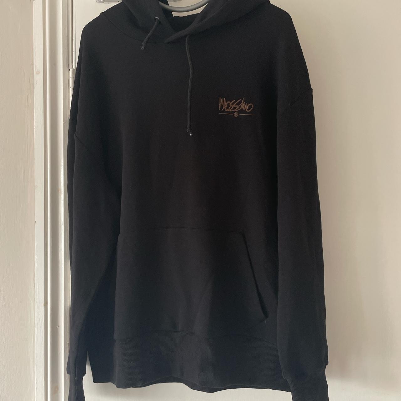 Black embroidered mossimo authentic hoodie in... - Depop