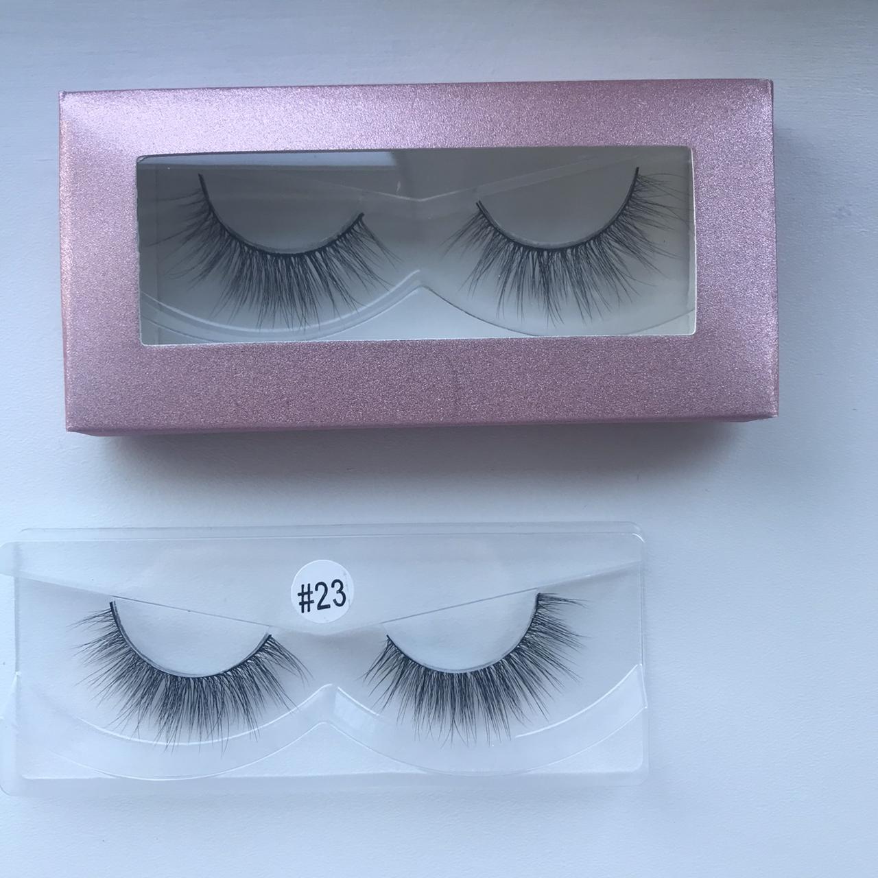 Very natural handmade faux mink lashes -thick lash... - Depop