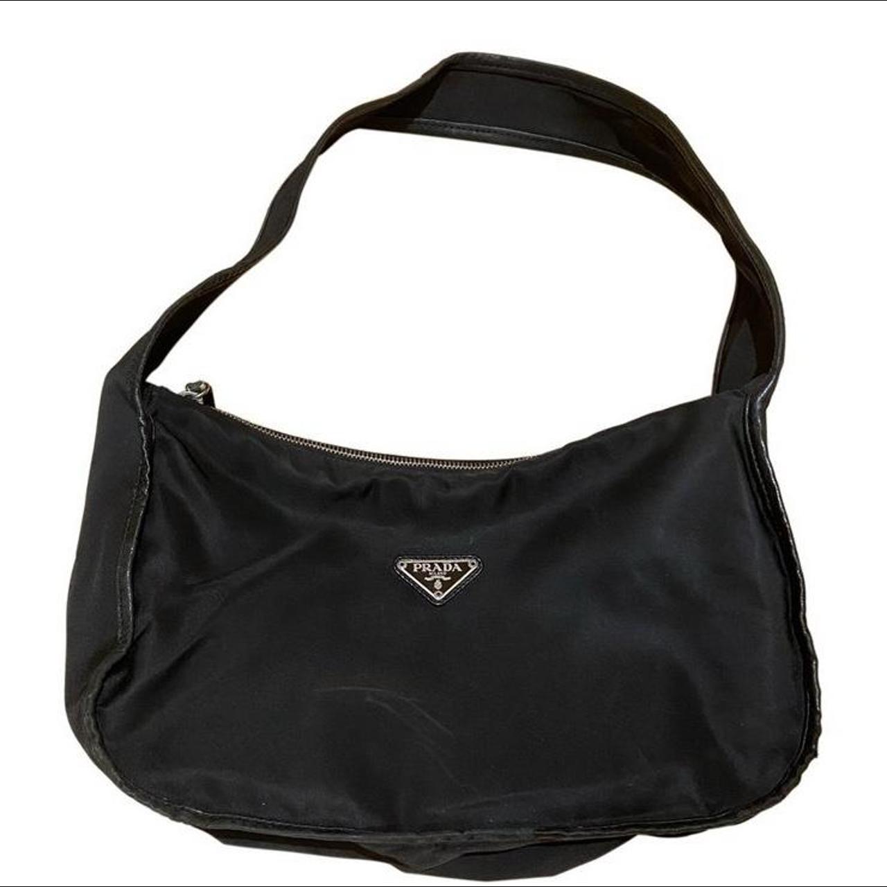 Vintage Prada Nylon Shoulder Bag Defaults Of The Depop