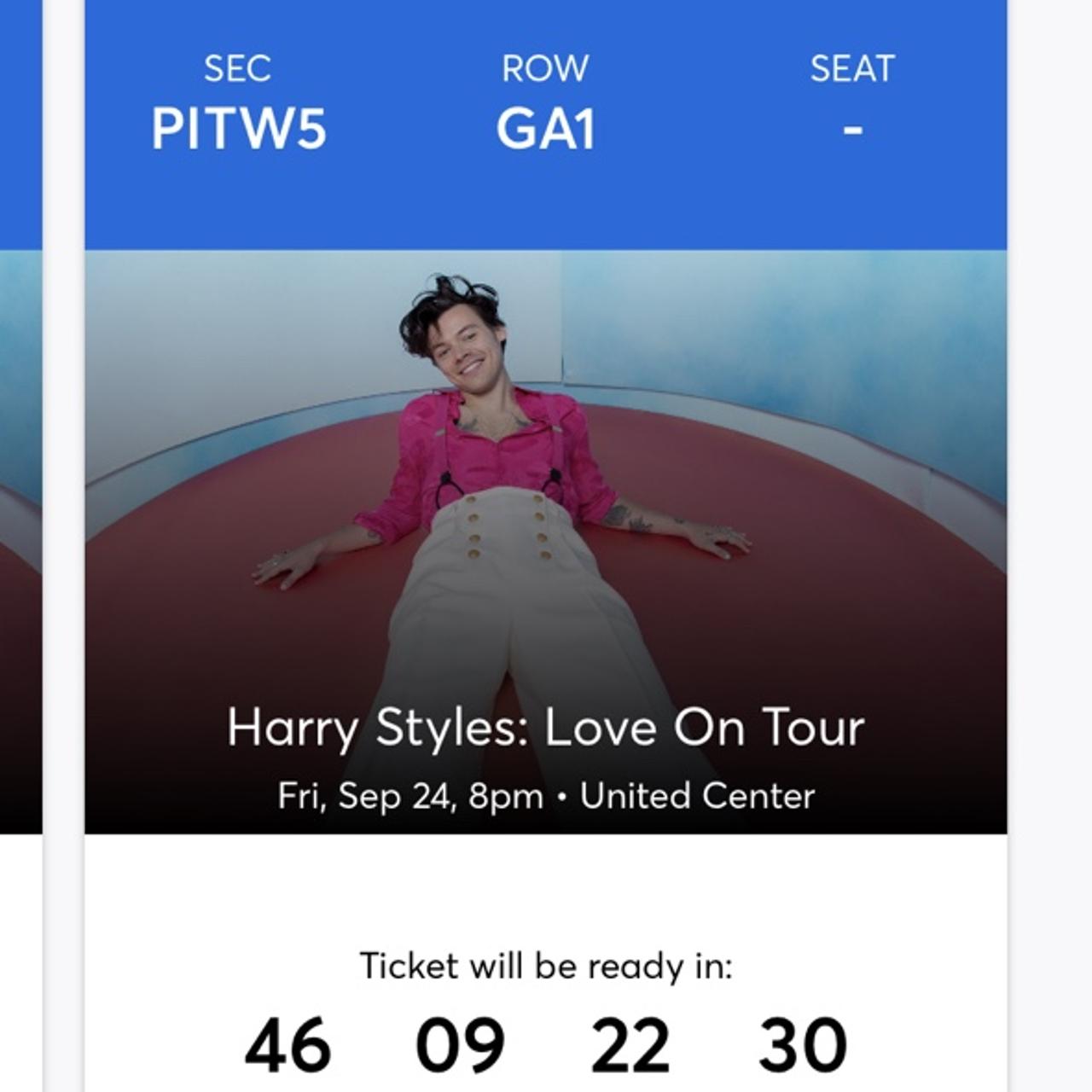 Two Harry styles Watermelon Pit tickets, for Night... - Depop
