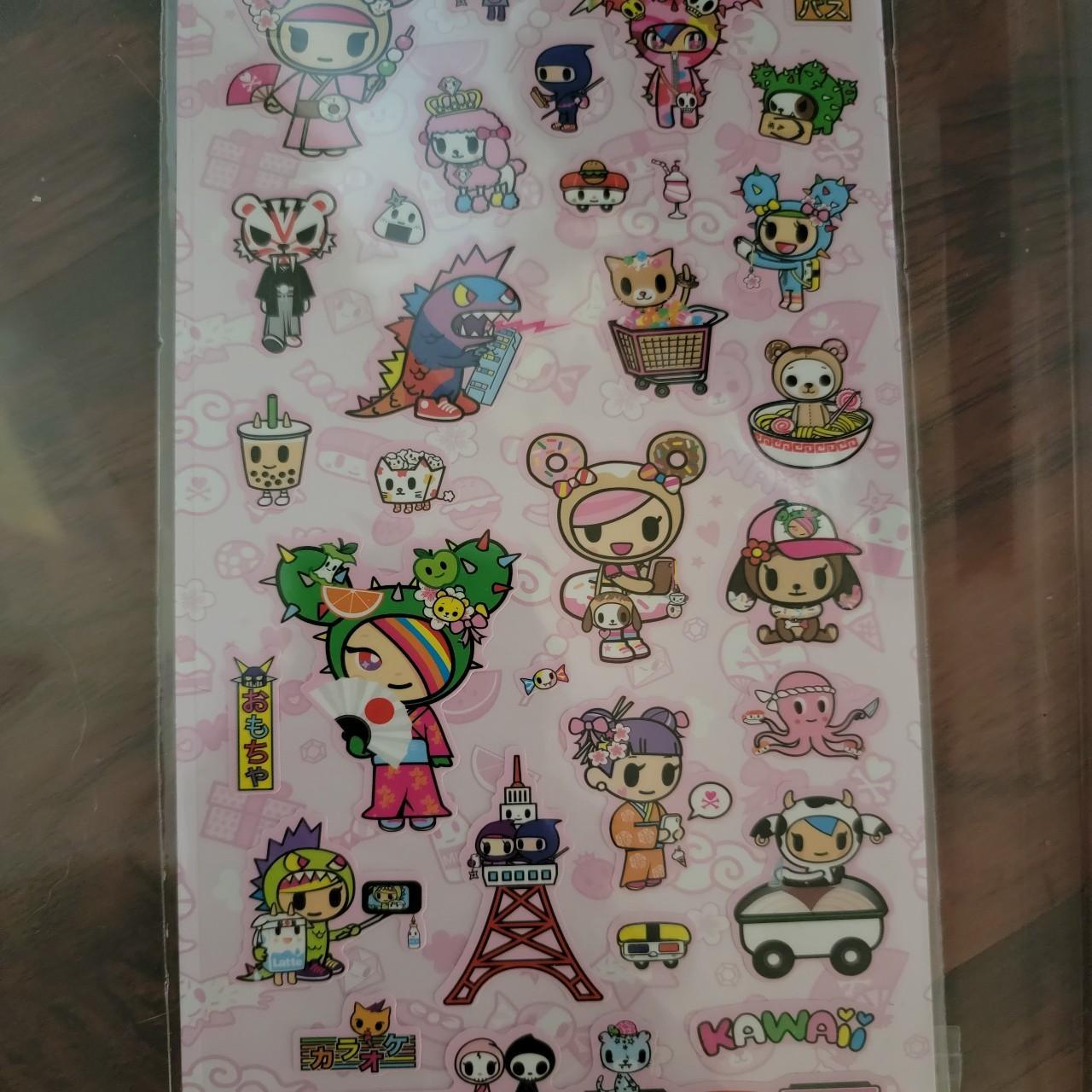 Toki doki sticker sheet #tokidoki#stickers - Depop