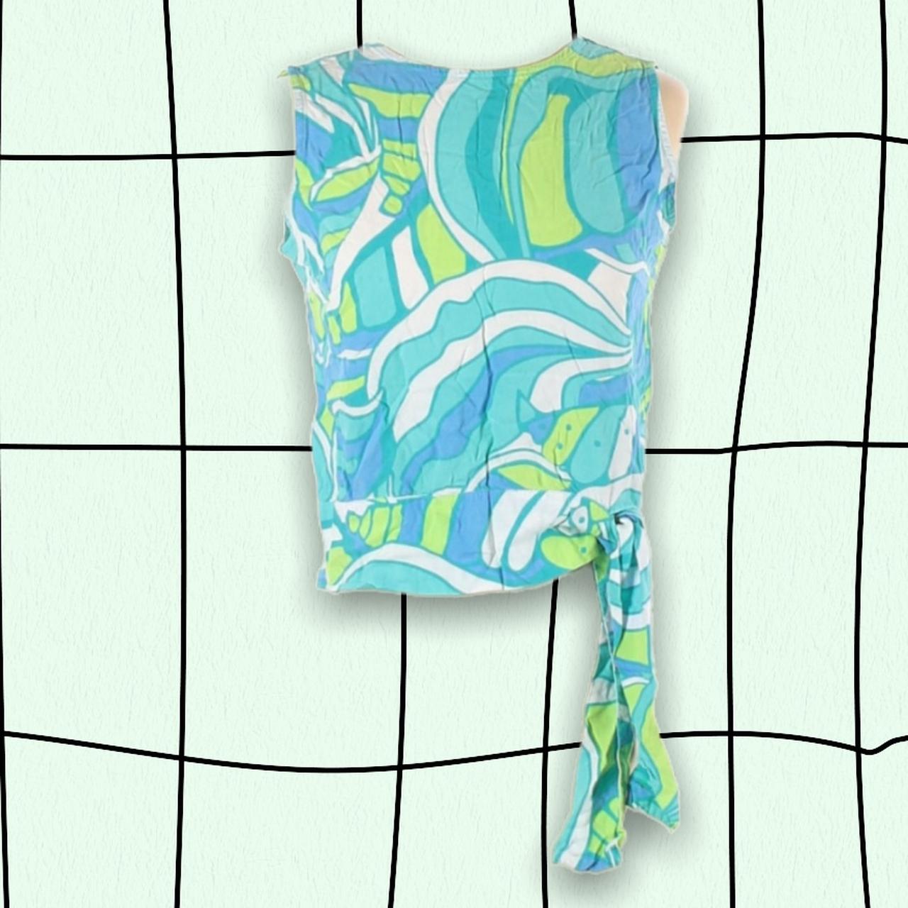 Y2K Funky Pattern Top Adorable pastel patterned top... - Depop