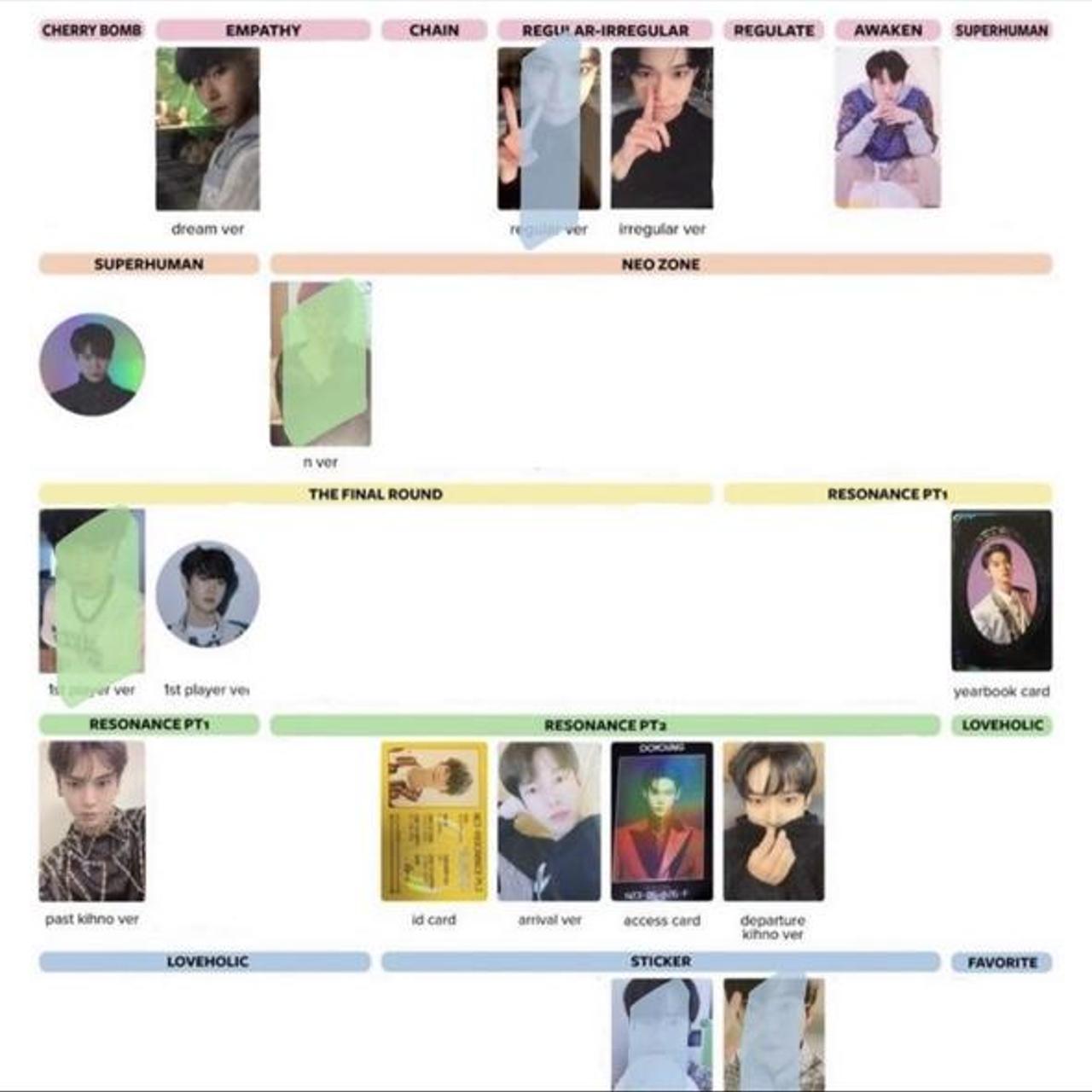 WTT!!!!!!UK /WTS WW Mark lee Neozone Photocard Trade... - Depop