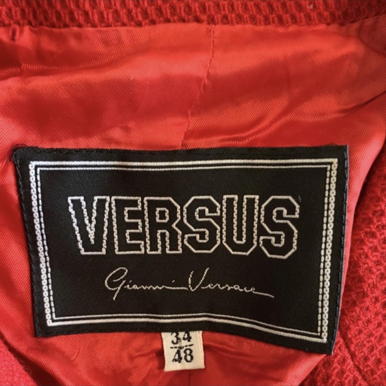 VTG VERSUS Gianni Versace Size US 12/IT 48 Red... - Depop