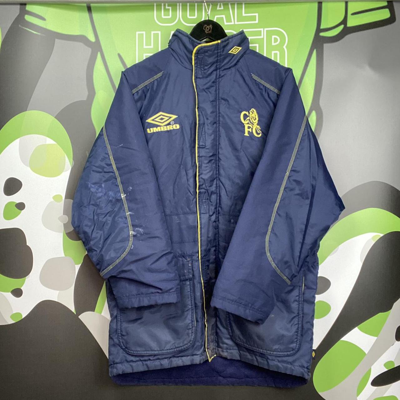 1999-00 RARE Vintage Chelsea Bench Jacket Vintage... - Depop