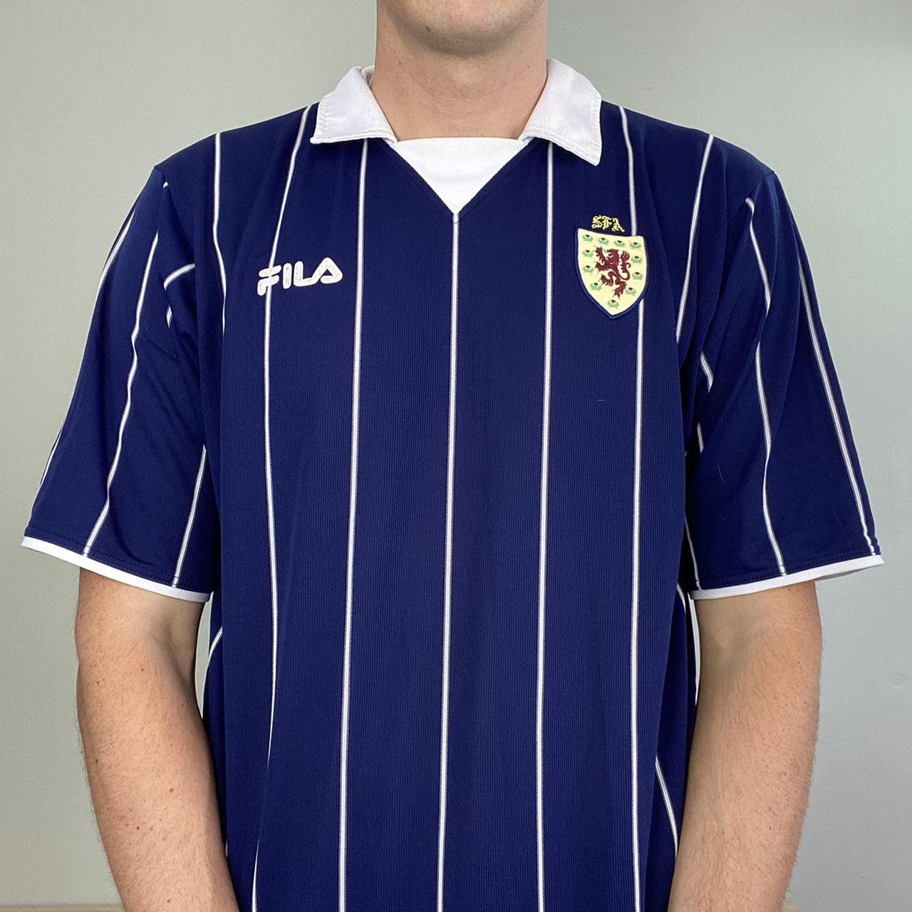 - Rare Vintage 2002-03 Scotland Fila Original... - Depop