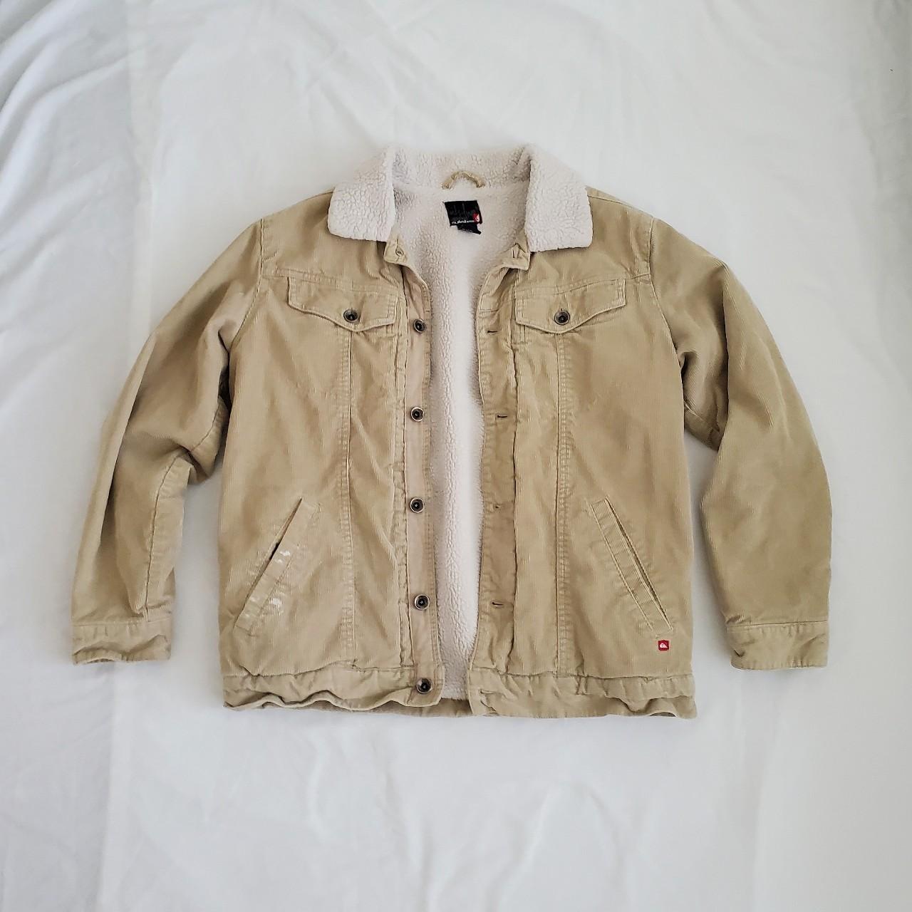 Vintage Corduroy Jacket Super rad tan corduroy... - Depop