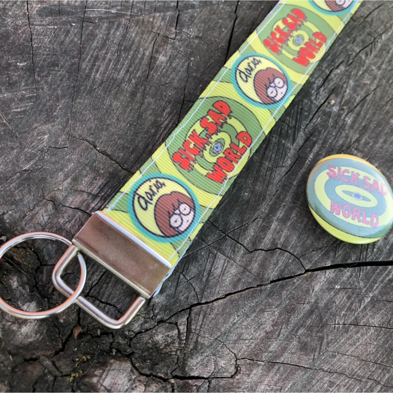Daria Keychain Lanyard with matching 1.25 inch... | Depop