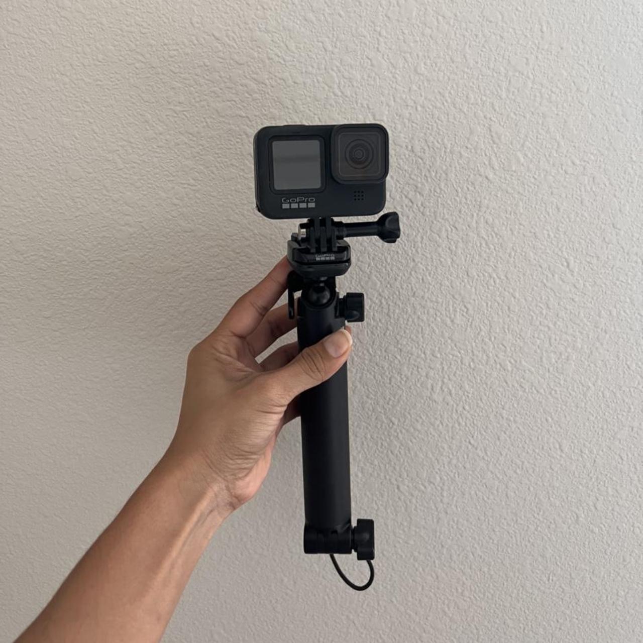 GoPro Hero9 with 3-way mount + case and charger... - Depop