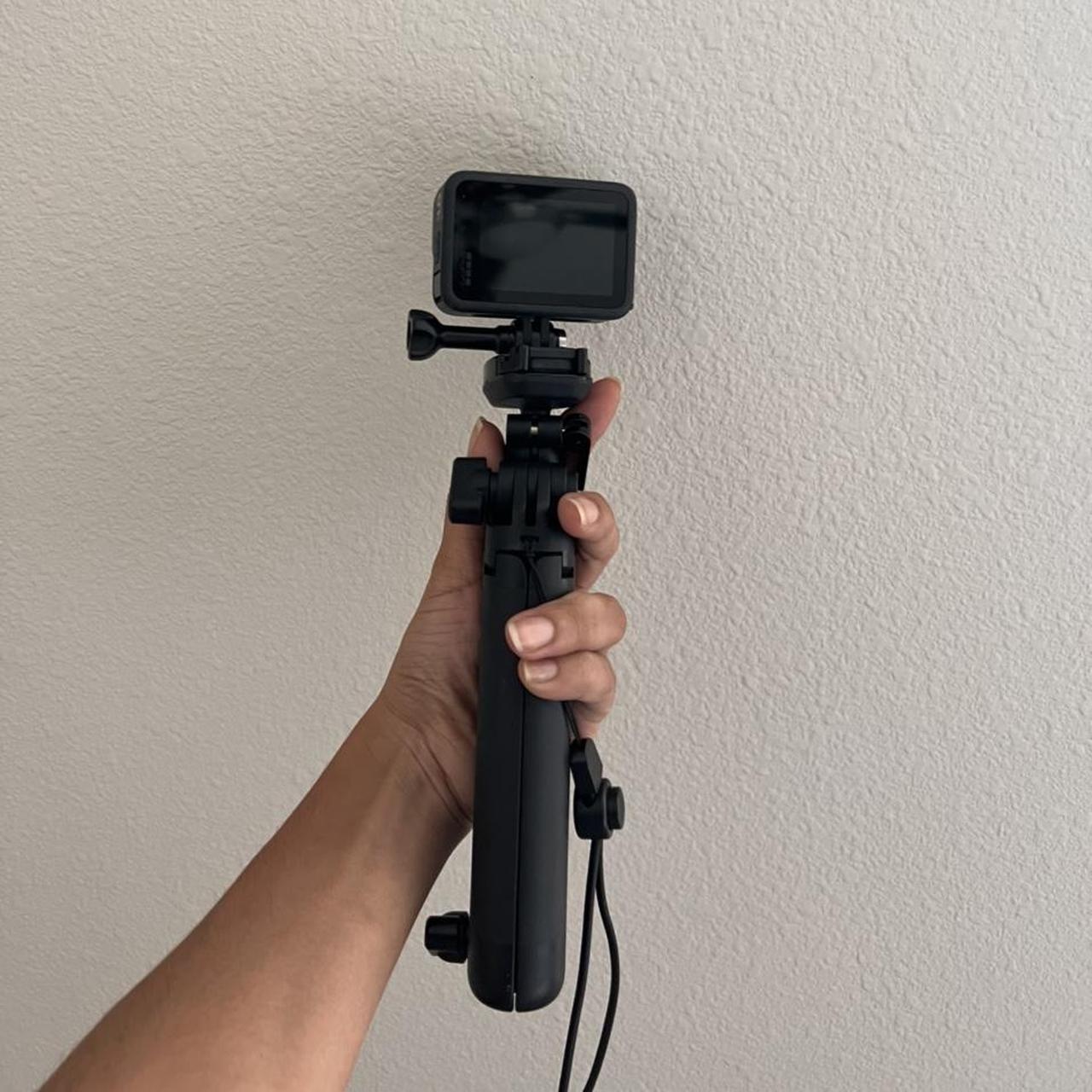 GoPro Hero9 with 3-way mount + case and charger... - Depop