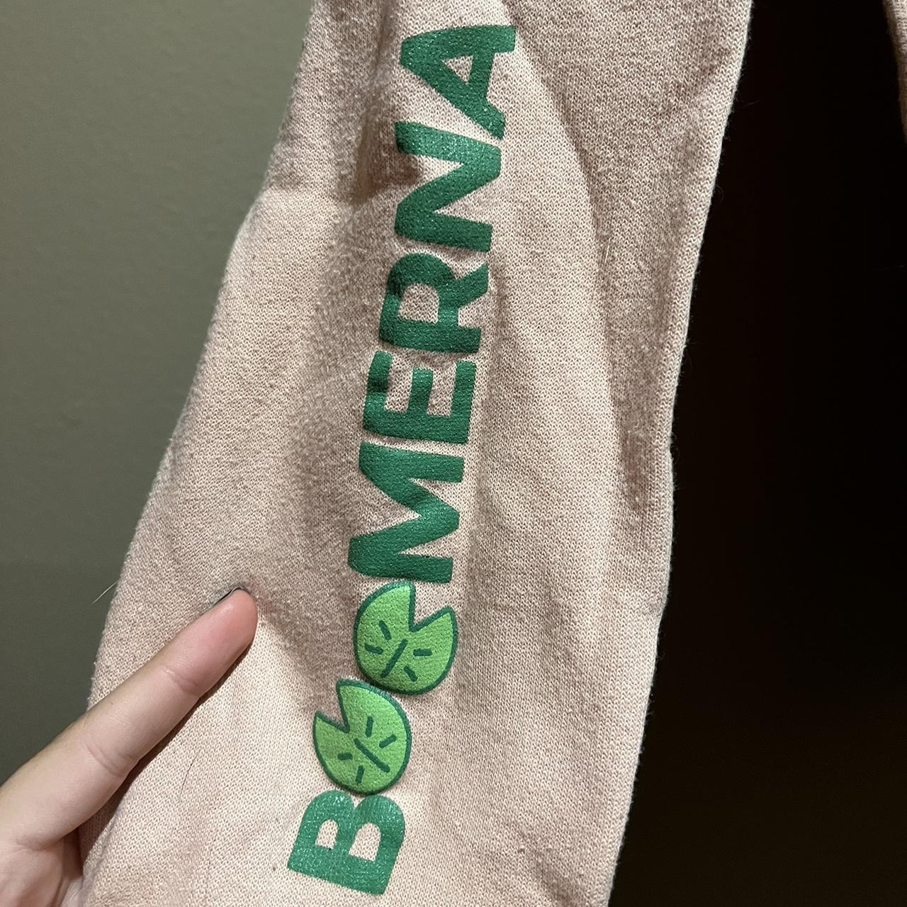 Women's Pink and Green Hoodie | Depop