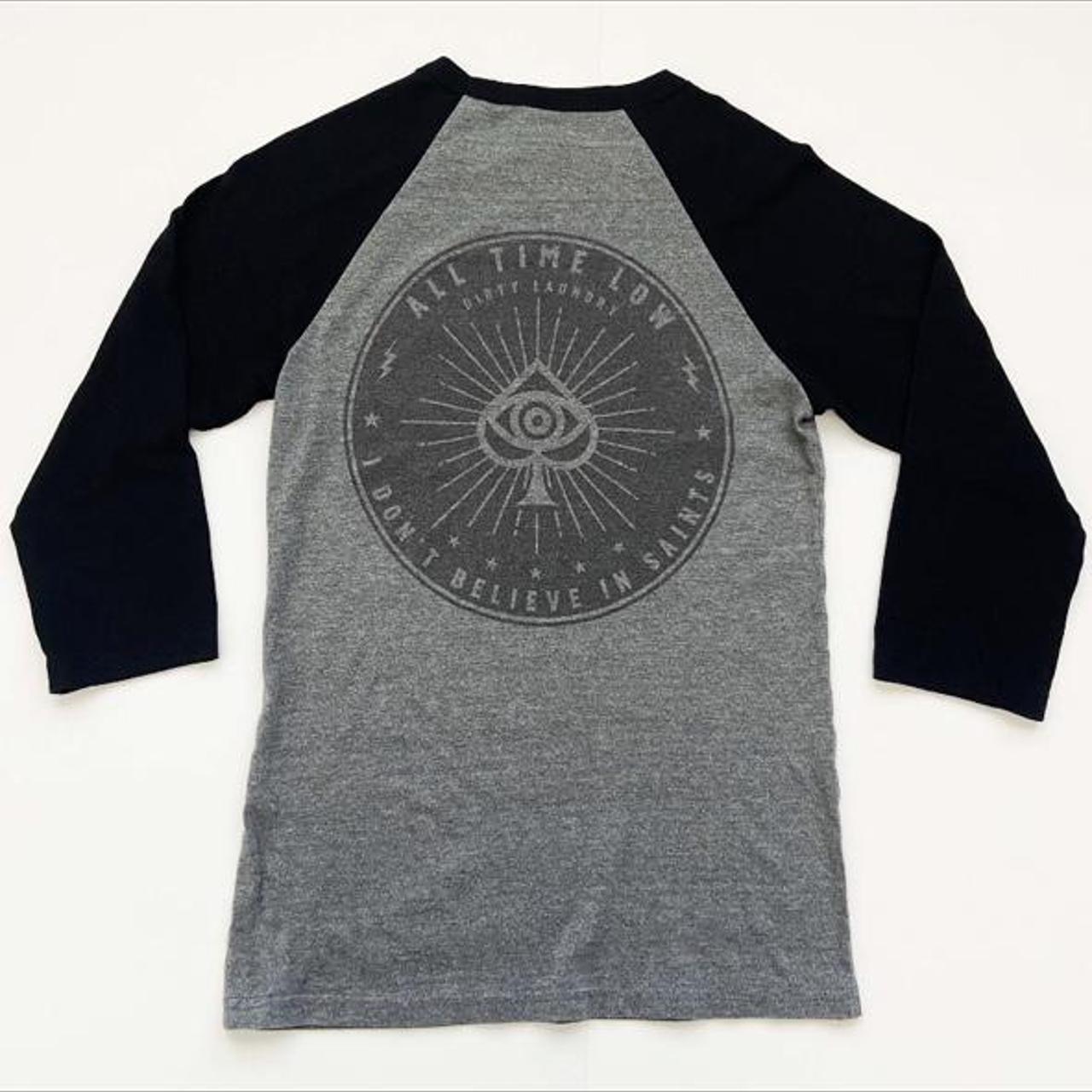 All Time Low Dirty Laundry Baseball Tee Young... - Depop