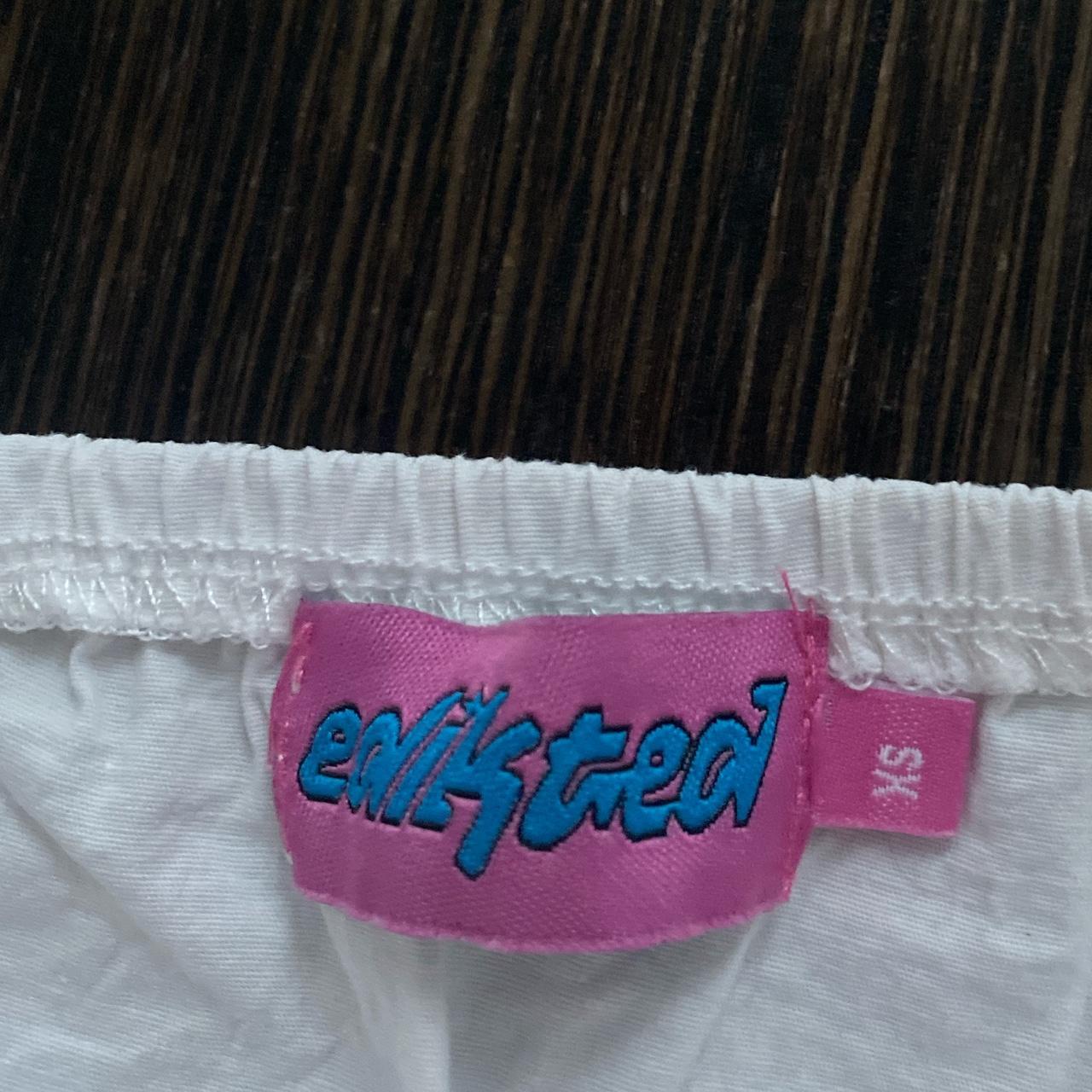 Edikted Women's White Vest | Depop