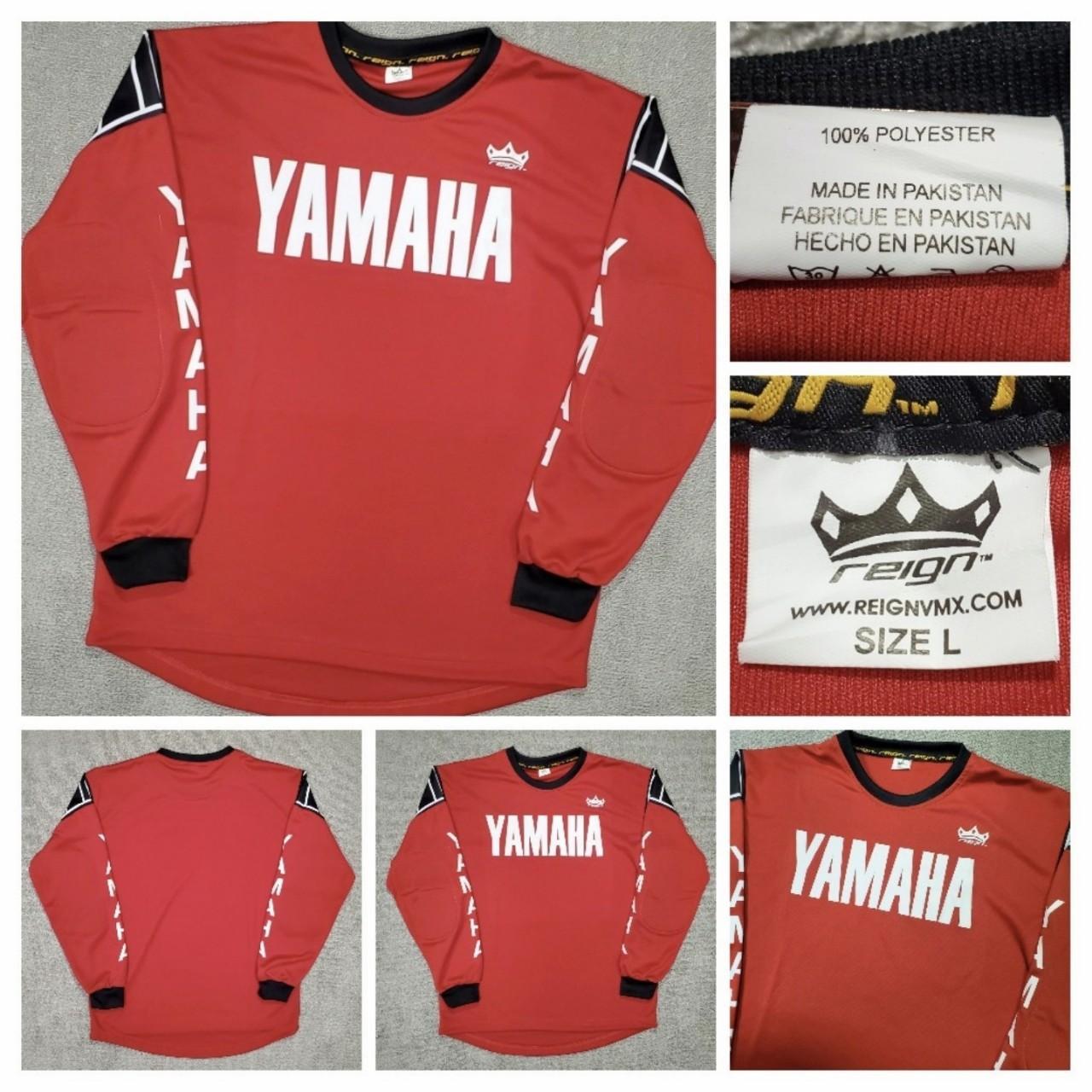 Yamaha Motocross Jersey Vintage Style Reign Enduro... - Depop
