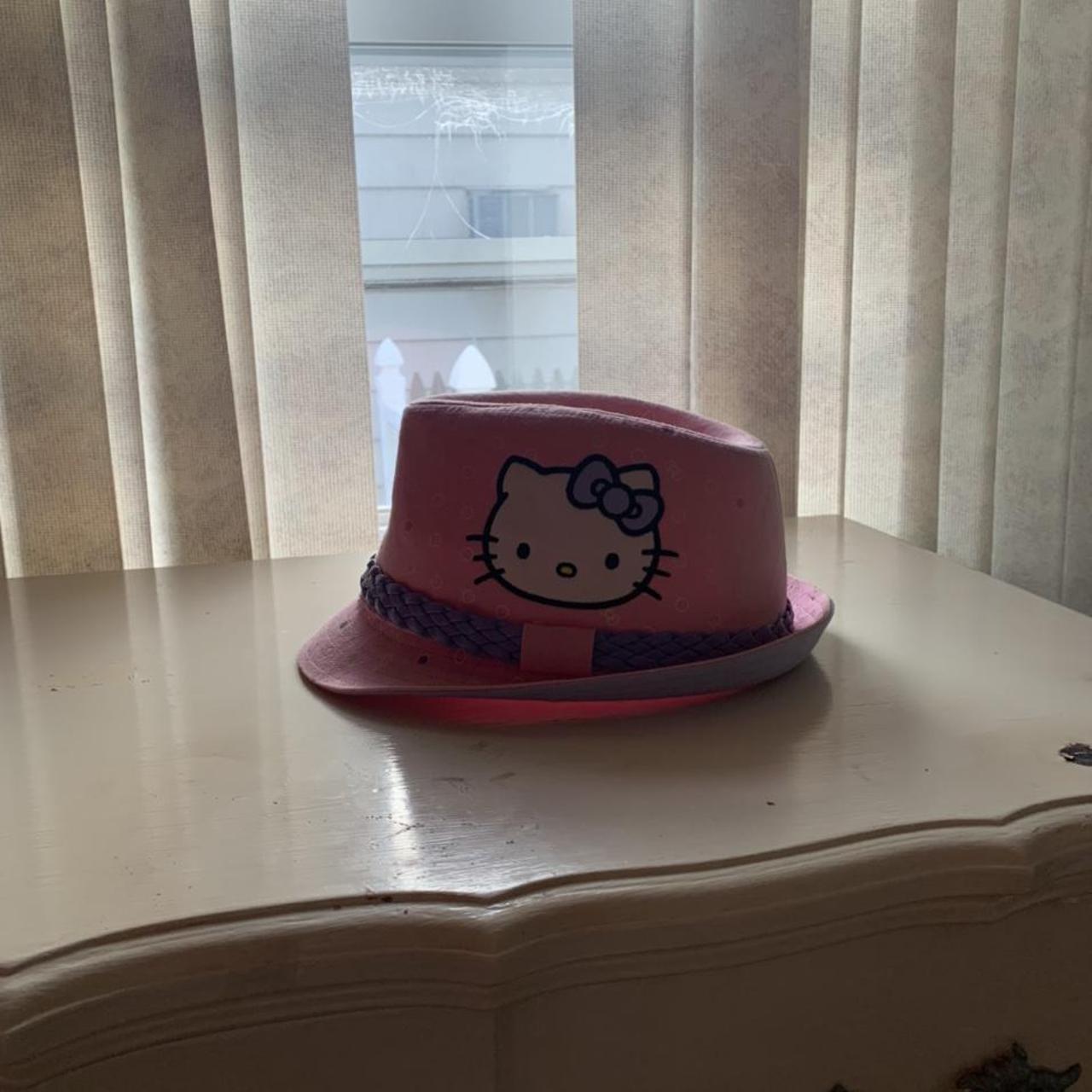 hello kitty fedora supa cute;no flaws;mssge me for... - Depop
