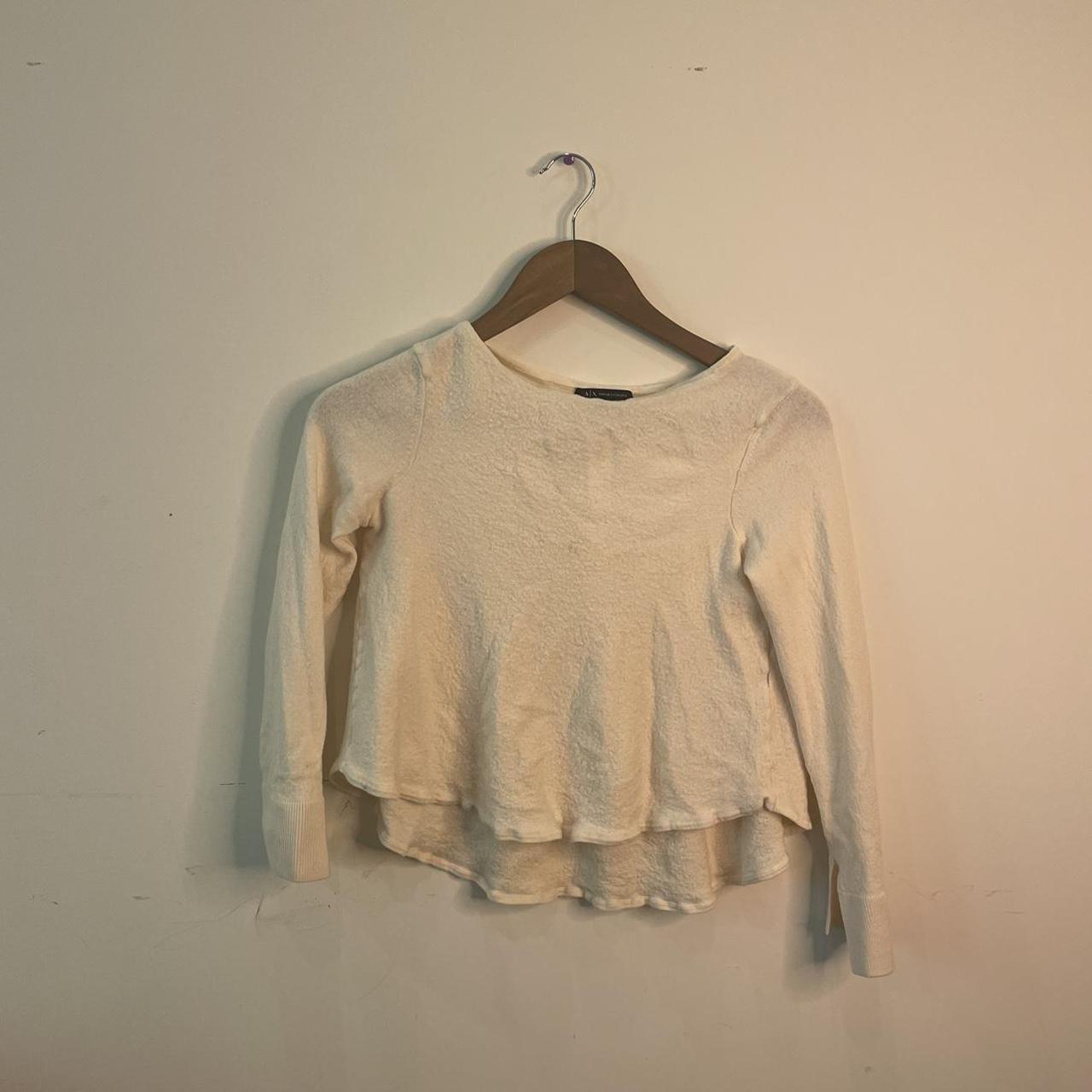 Cream long sleeve top 🍰 From Rogue Vintage in Soho,... - Depop