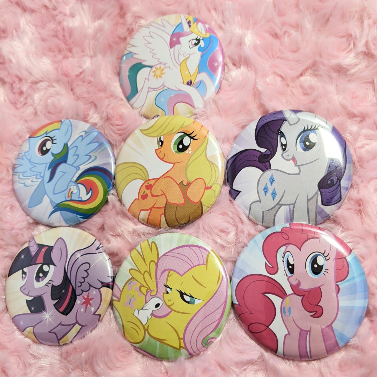My Little Pony Friendship is Magic Button, Magnet,... - Depop