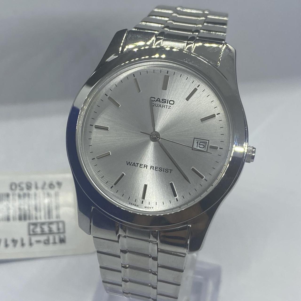 Casio Men's Analog Stainless Casio Stainless Steel... - Depop