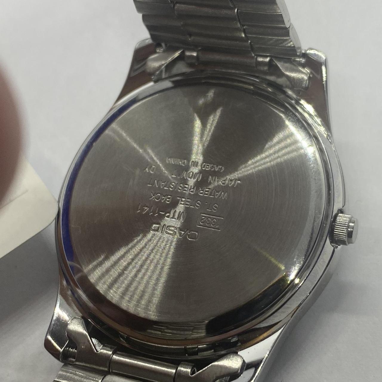 Casio Men's Analog Stainless Casio Stainless Steel... - Depop