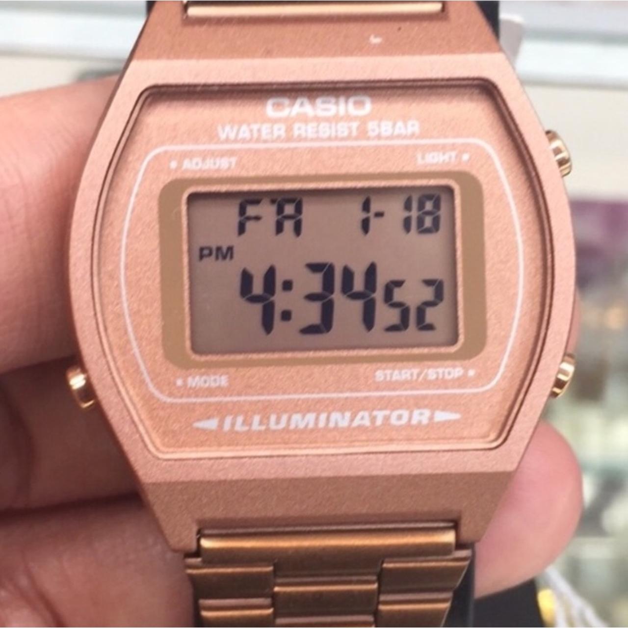 Casio Unisex Size Rose Color New Watch - Depop