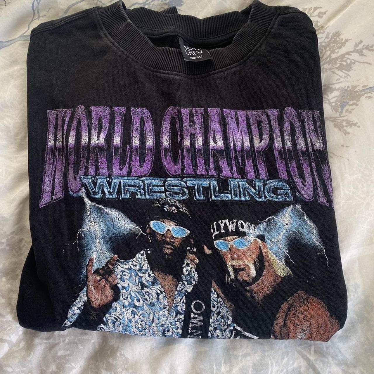 Goat crew vintage styled sweater Mens size small -... - Depop