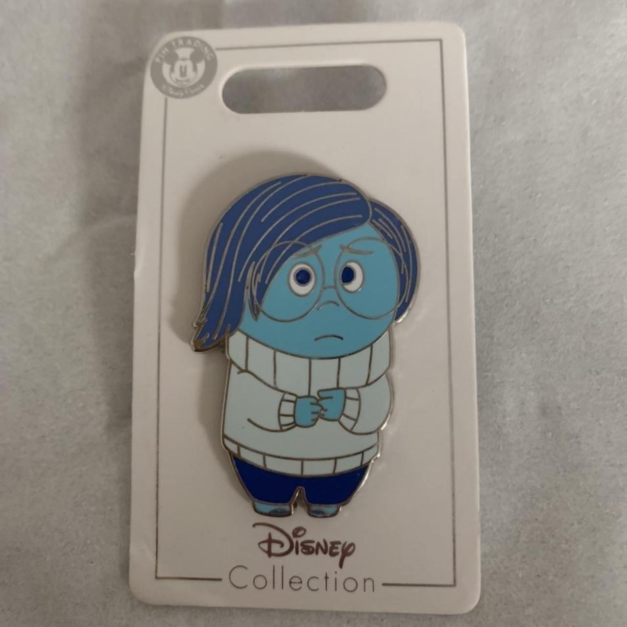 Sadness inside out Disney collectible pin - Depop