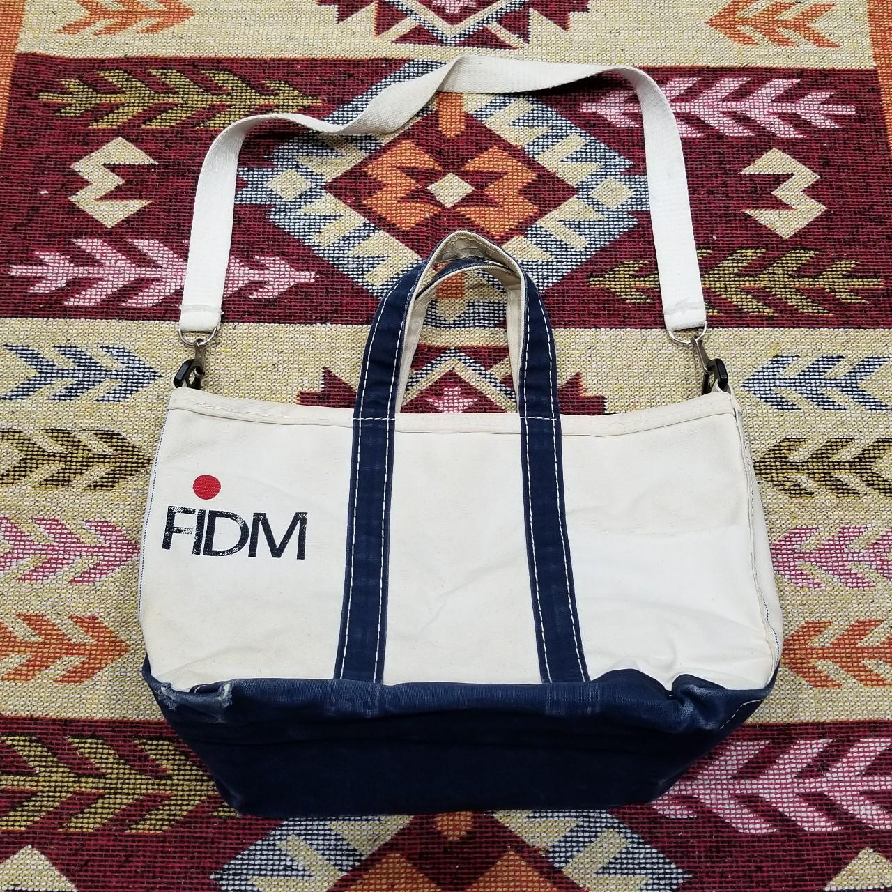 Vintage FIDM smaller tote bag in good condition with... - Depop