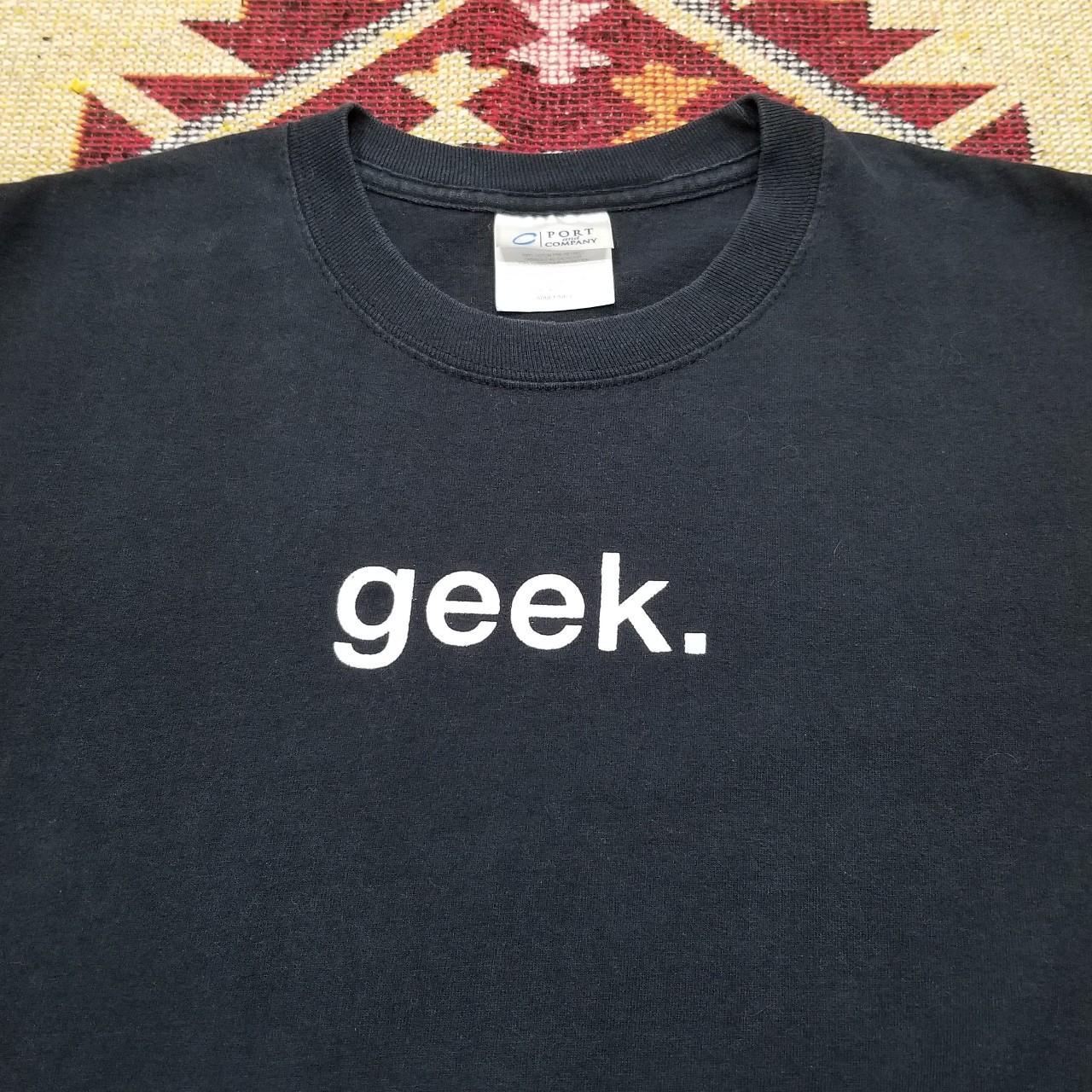 Early 2000s Microsoft Geek t shirt Adult... - Depop
