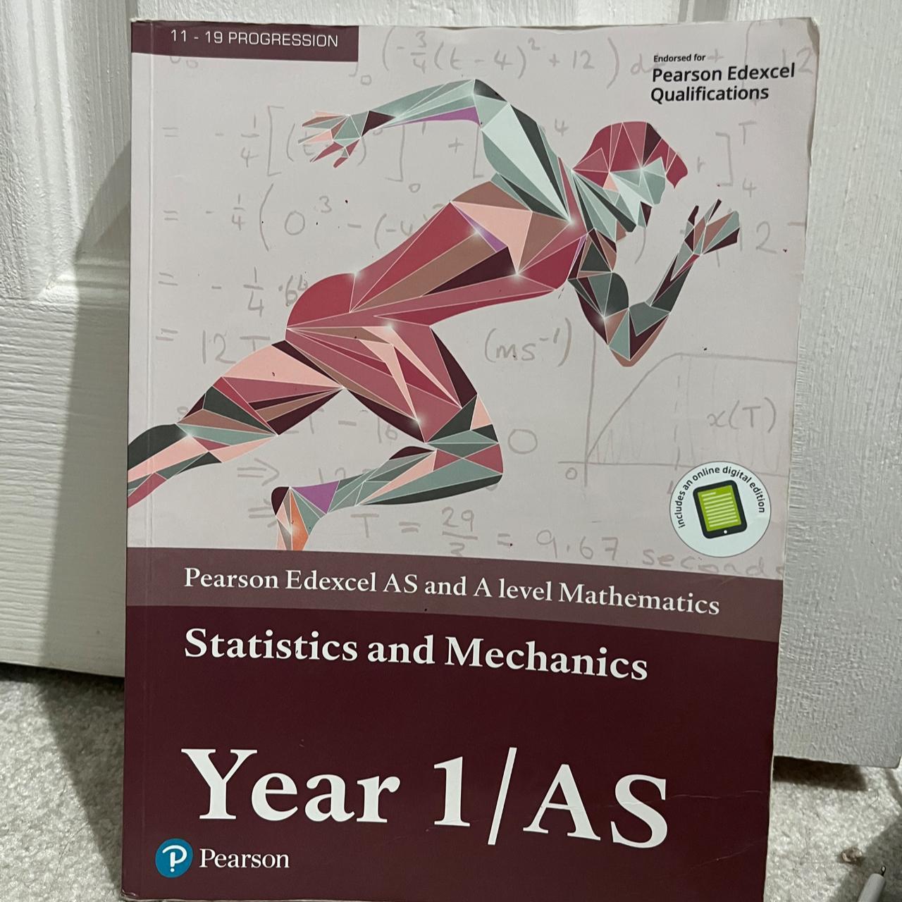 Pearson Edexcel Year 1 /AS level Textbook Statistics... - Depop