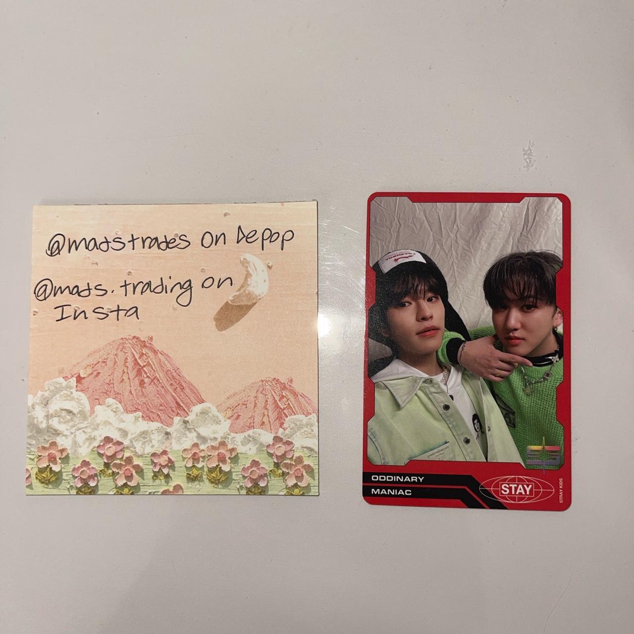 WTS stray kids oddinary seungmin-changbin red unit... - Depop