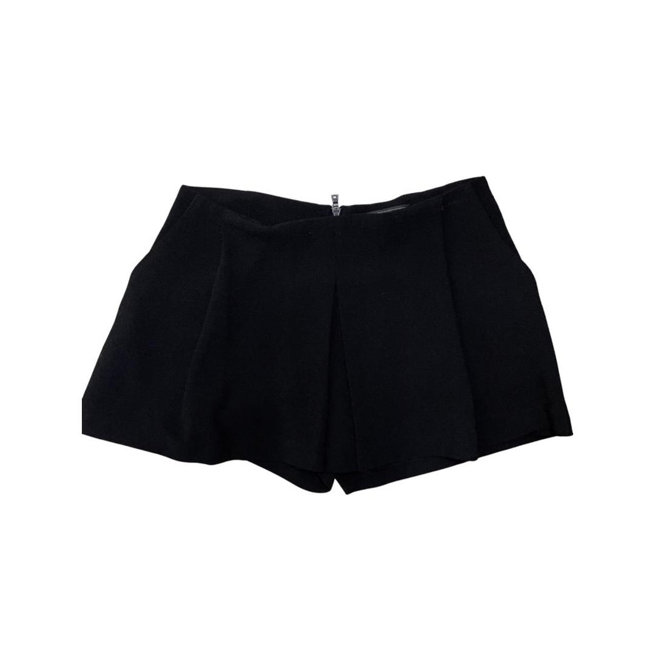 SAM EDELMAN MICRO MINI BLACK SKORT excellent... - Depop
