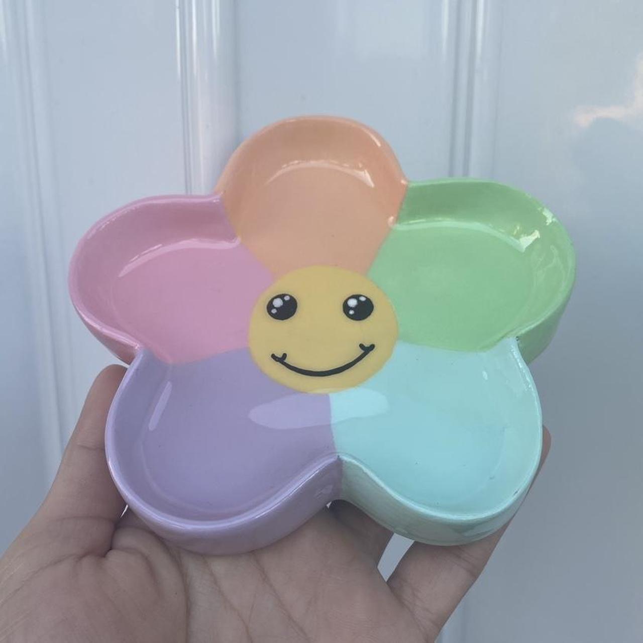 Flower clay tray. Resin coat to seal it. #clay... - Depop
