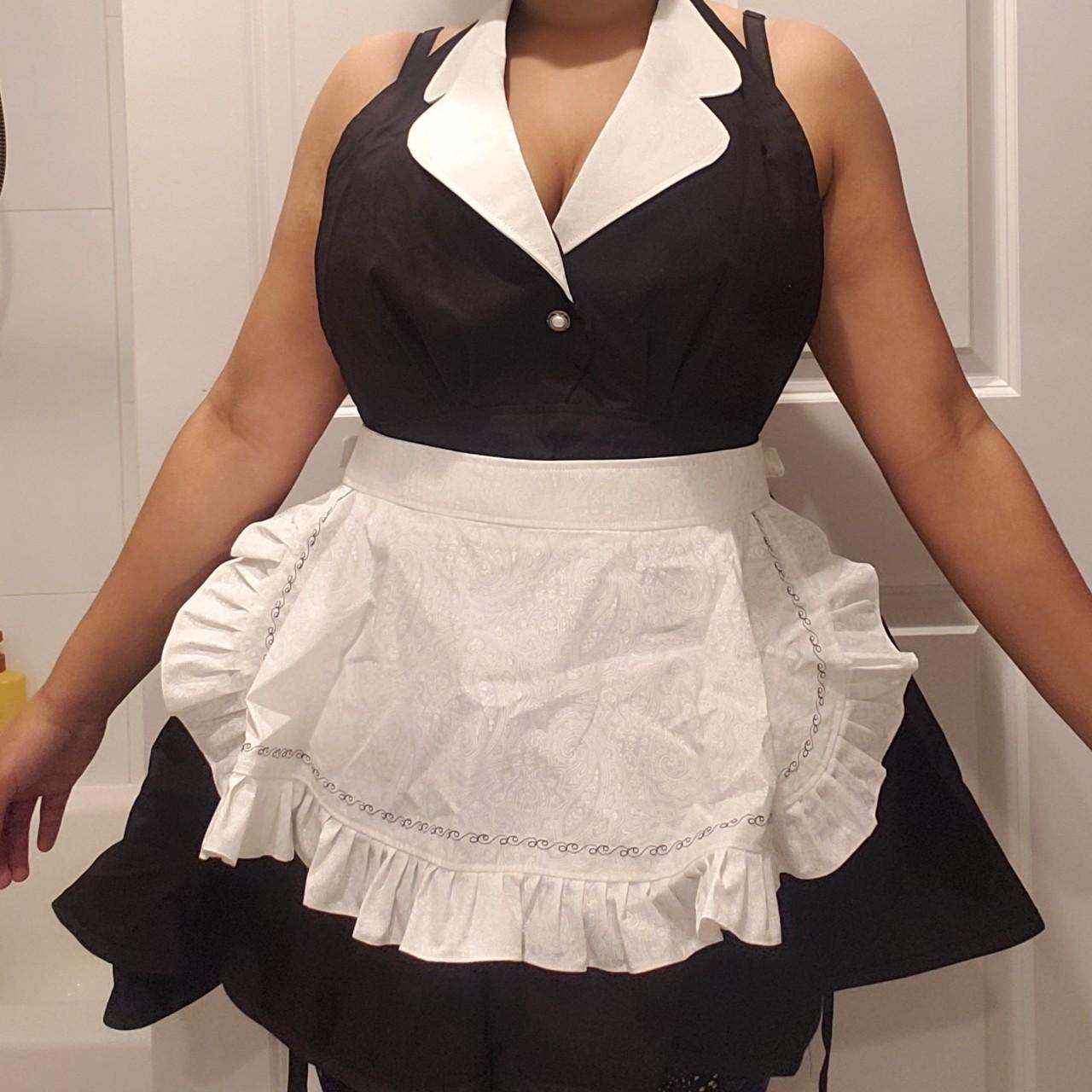 2 piece apron. This is an APRON. Aka, open back!... - Depop